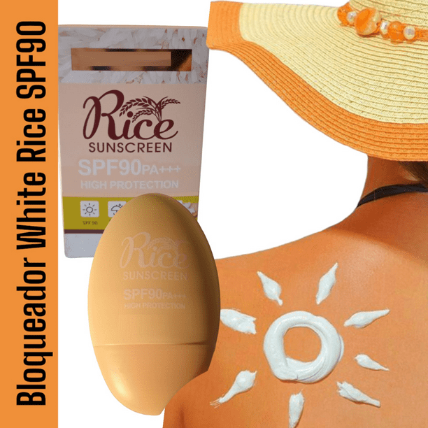 Crema Protector Bloqueador Solar SPF90 hidratante Blanqueamiento Control de Aceite para el ...