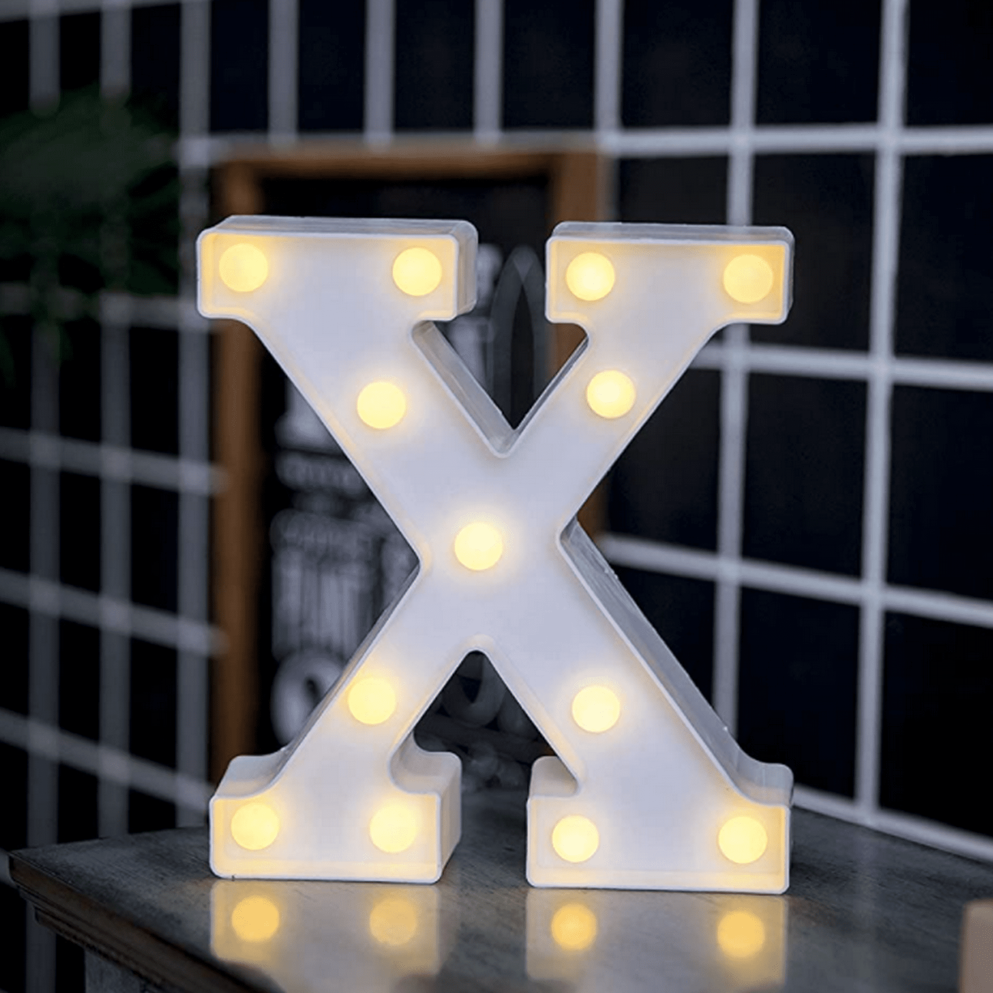 Letras Luminosas Led /22cm / Lampara Decorativa / Abecedario / LETRA X ...