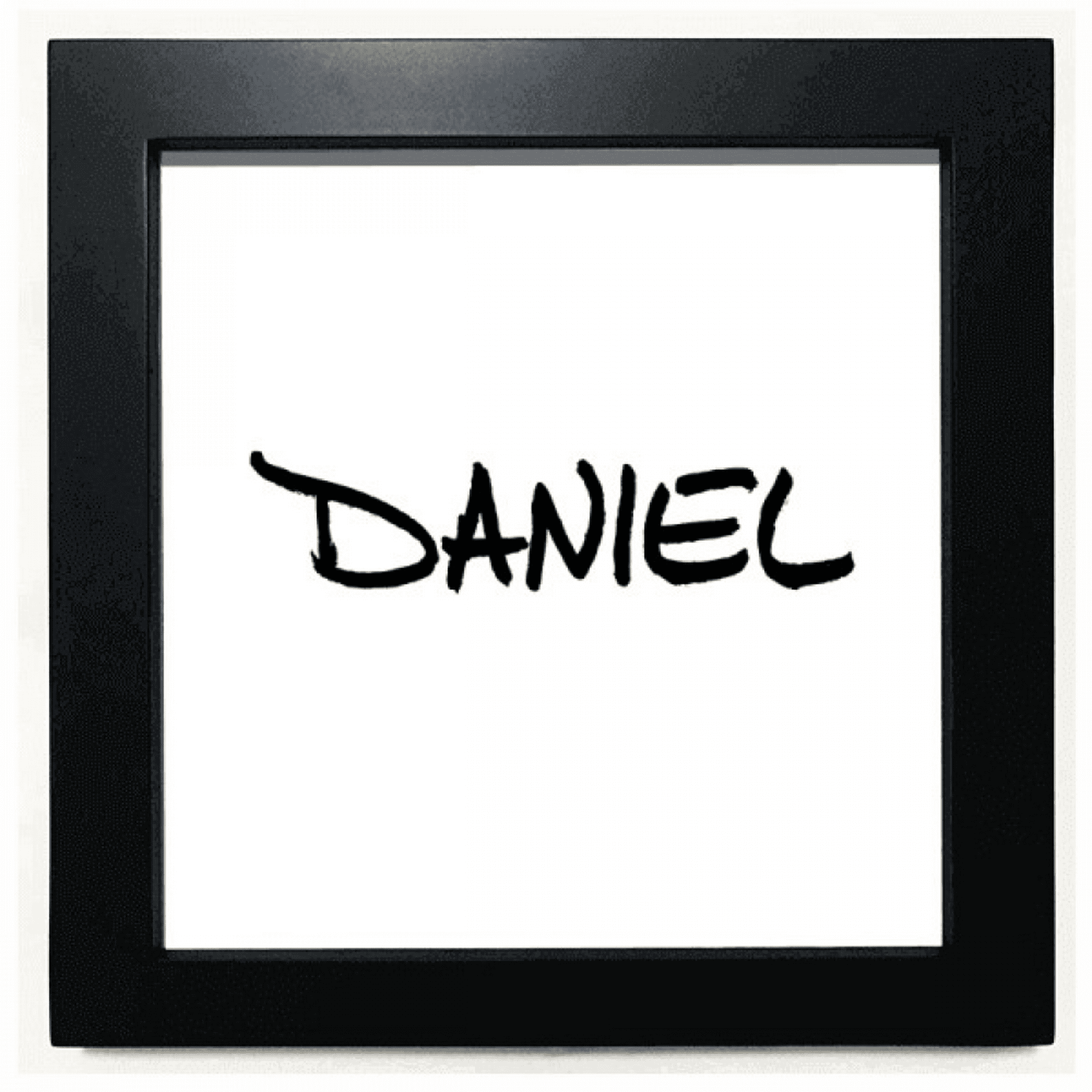 Special letra nombre inglés Daniel Mesa de pared con marco cuadrado ...