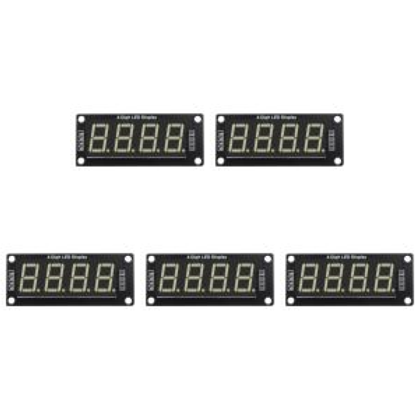 Placa LED de 0,56 pulgadas Controlador TM1637 Multicolores de 4 dígitos ...