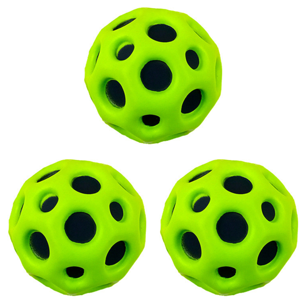 Bounce Hole Ball High Soft Bam Toy Flash Regalos de cumpleaños Verde ...
