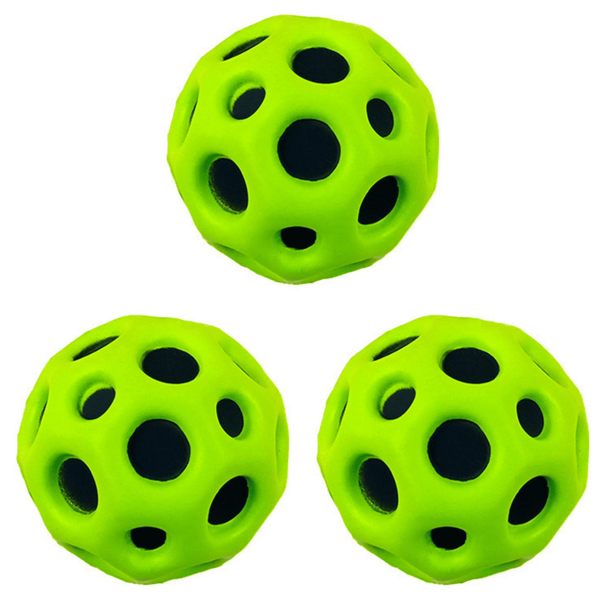 Bounce Hole Ball High Soft Bam Toy Flash Regalos de cumpleaños Verde ...