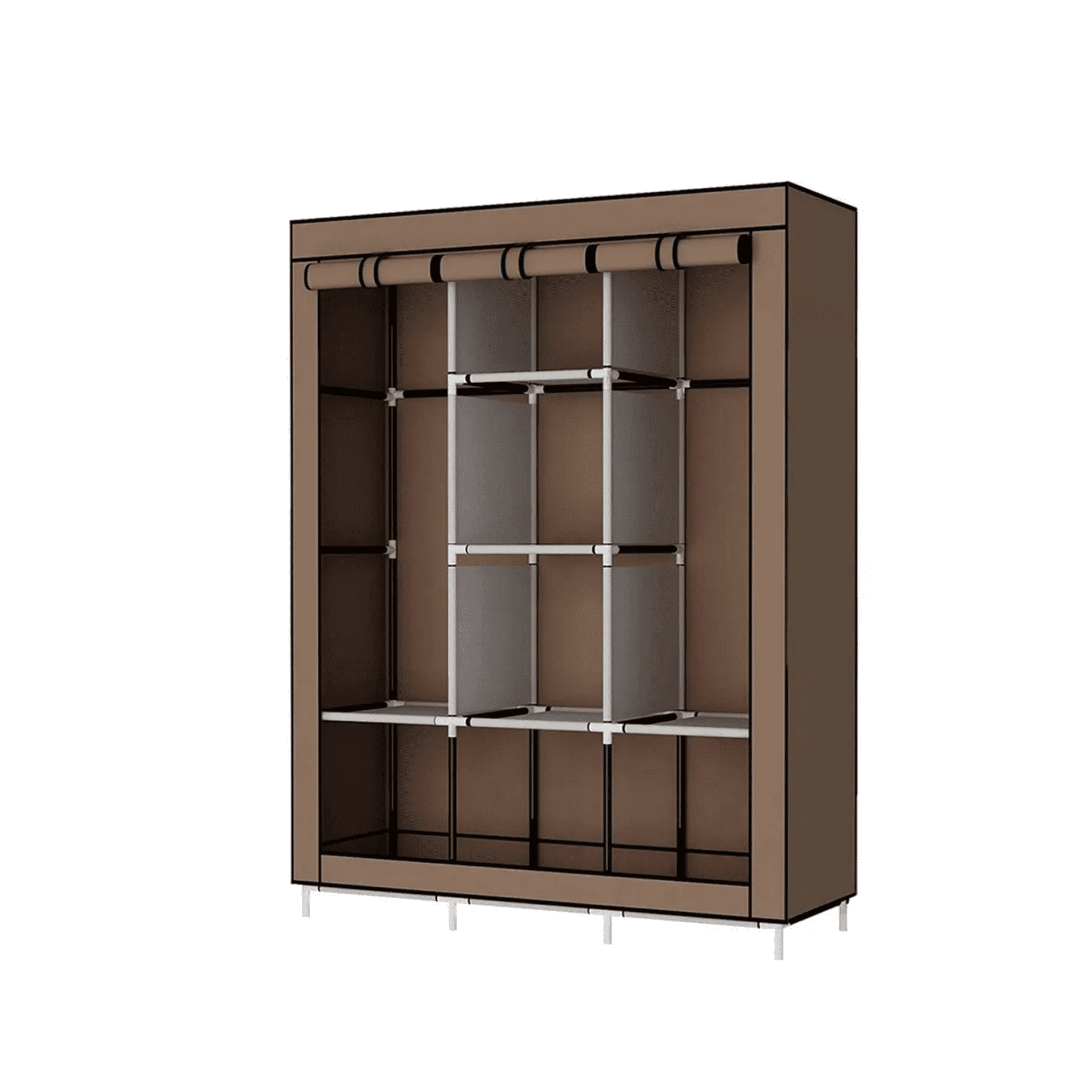 Closet Armable Ropero Rack Guardarropa Recamara Organización | Walmart ...