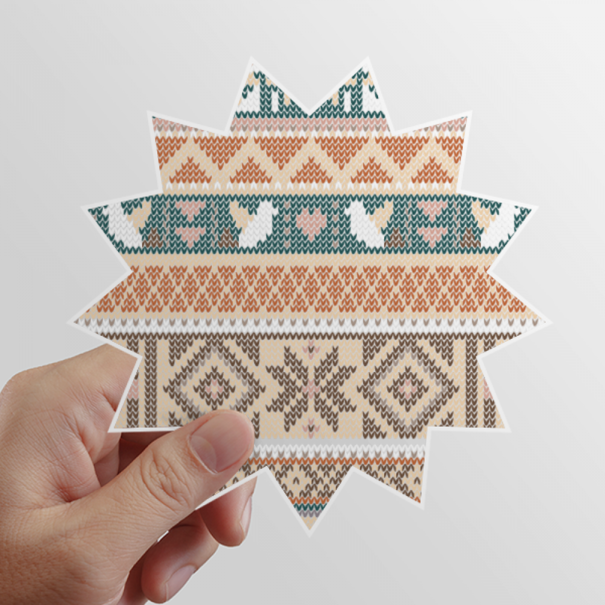 Triangulo patron octagonal rombos Calcomanías solares de vinilo ...