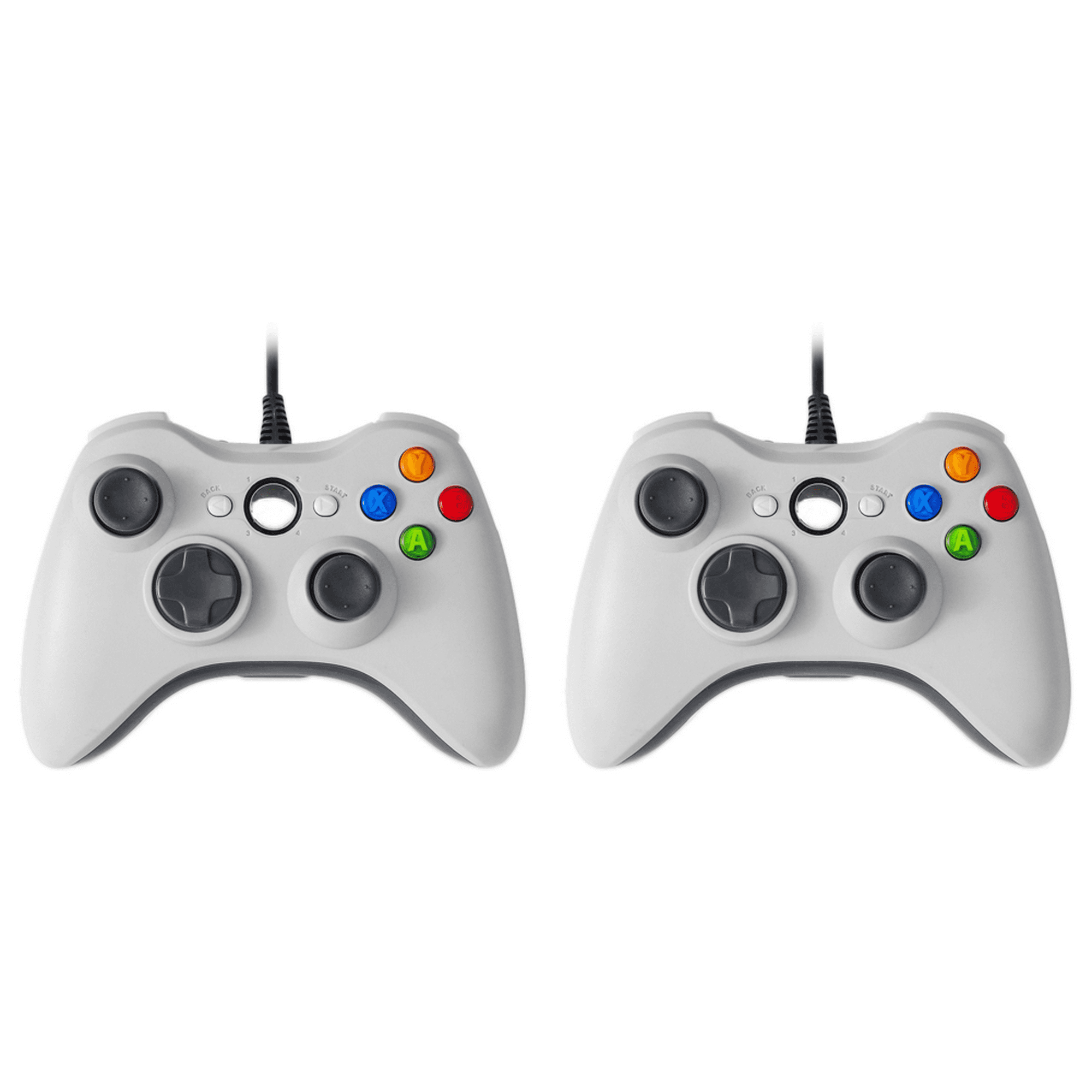 [Blanco] Controlador Juegos Con Cable Xbox 360 para Microsoft Xbox 360 Windows 10/8.1/8/7 ...