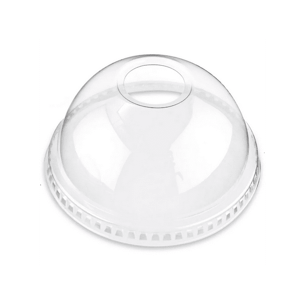 Tapa domo de PLA para vaso transparente de 10, 12 y 16 oz con 1000 pz KANOGO GREEN Tapa | Bodega ...