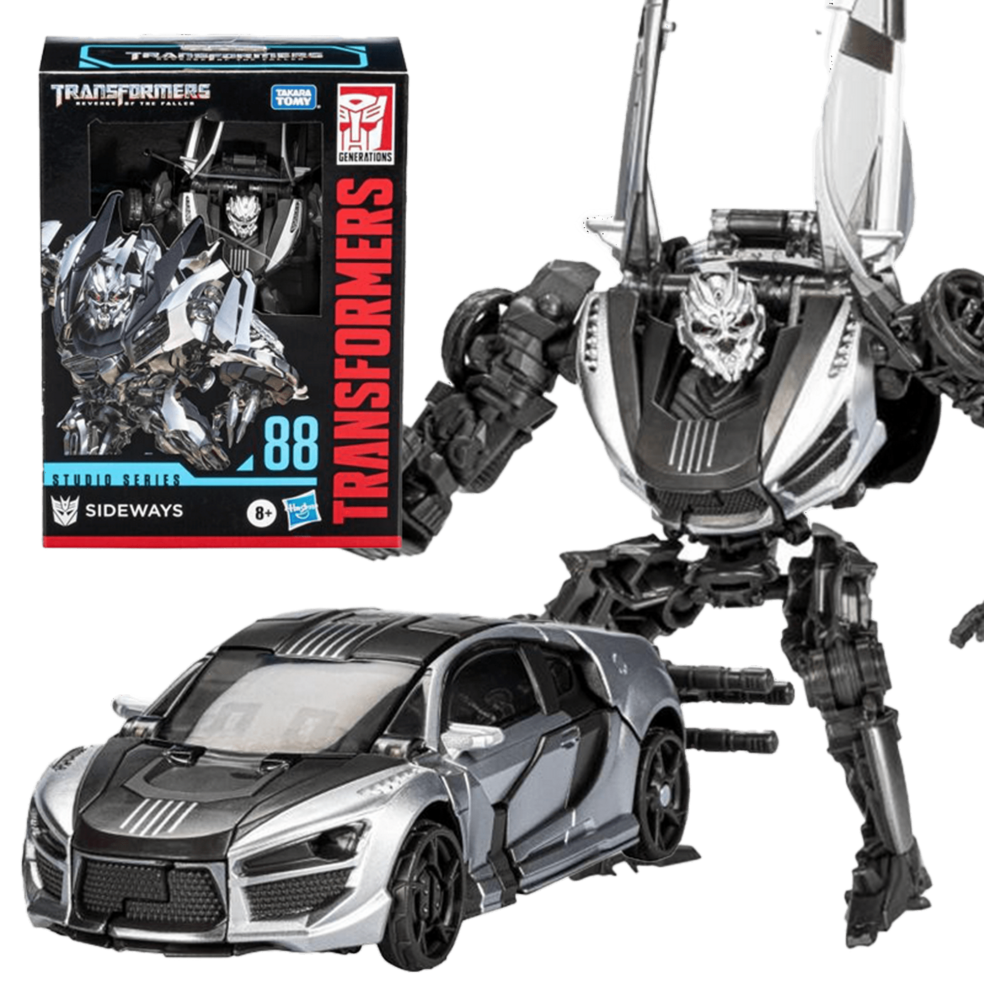 Hasbro Transformers Robot Sideways Action Figures Model SS88 Model Toy ...
