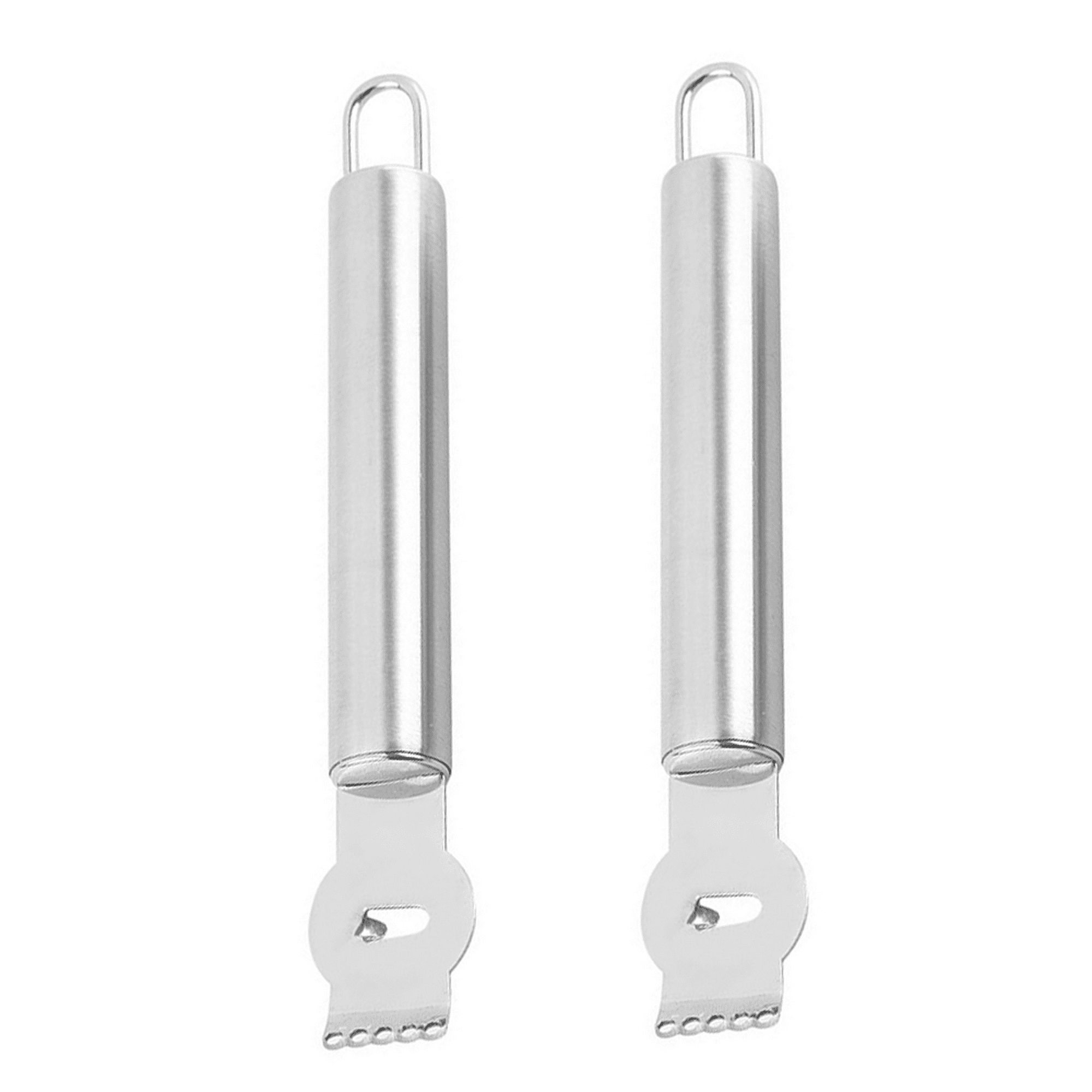 2 peladores de limón, rallador, cortador, pelador, removedor, abridor con mango curvo ...