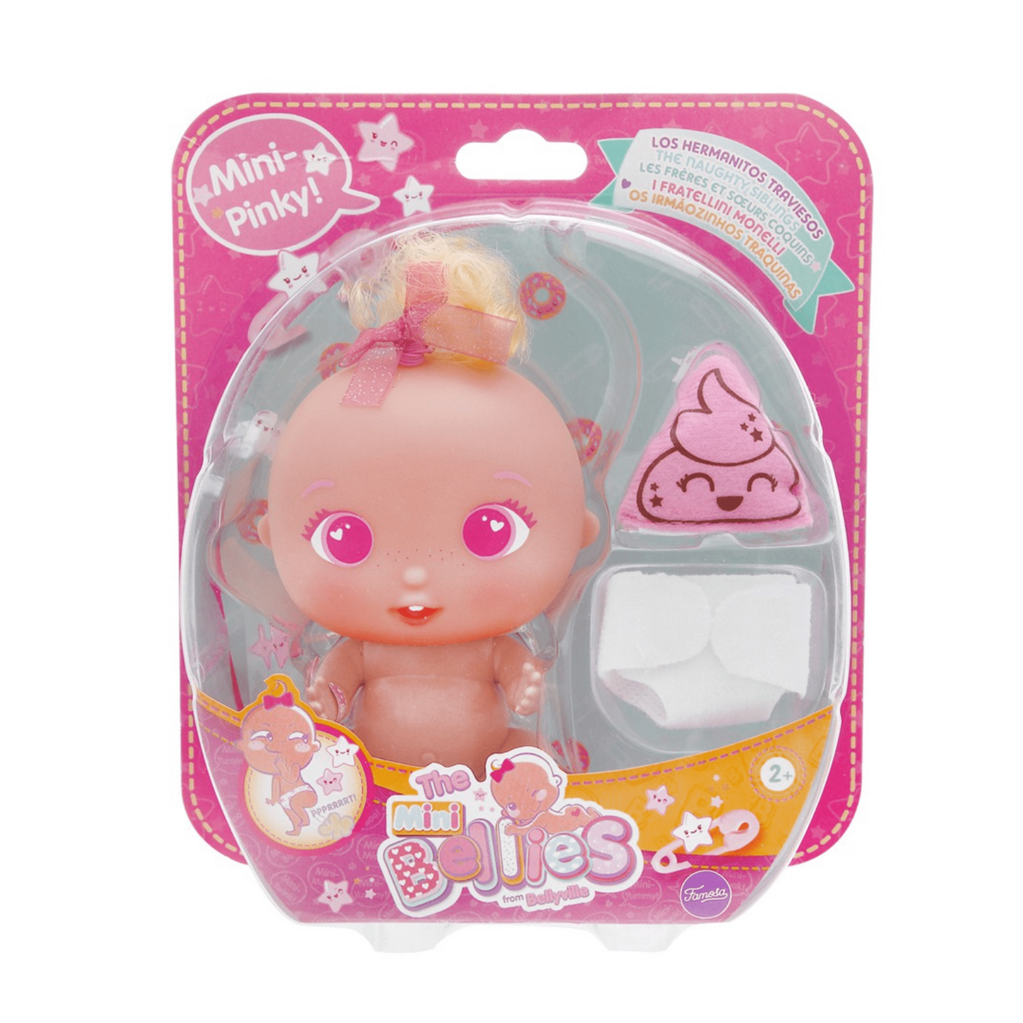Mini Bellies Mini Pinky Famosa Mini Bellies Mini Pinky | Walmart en línea