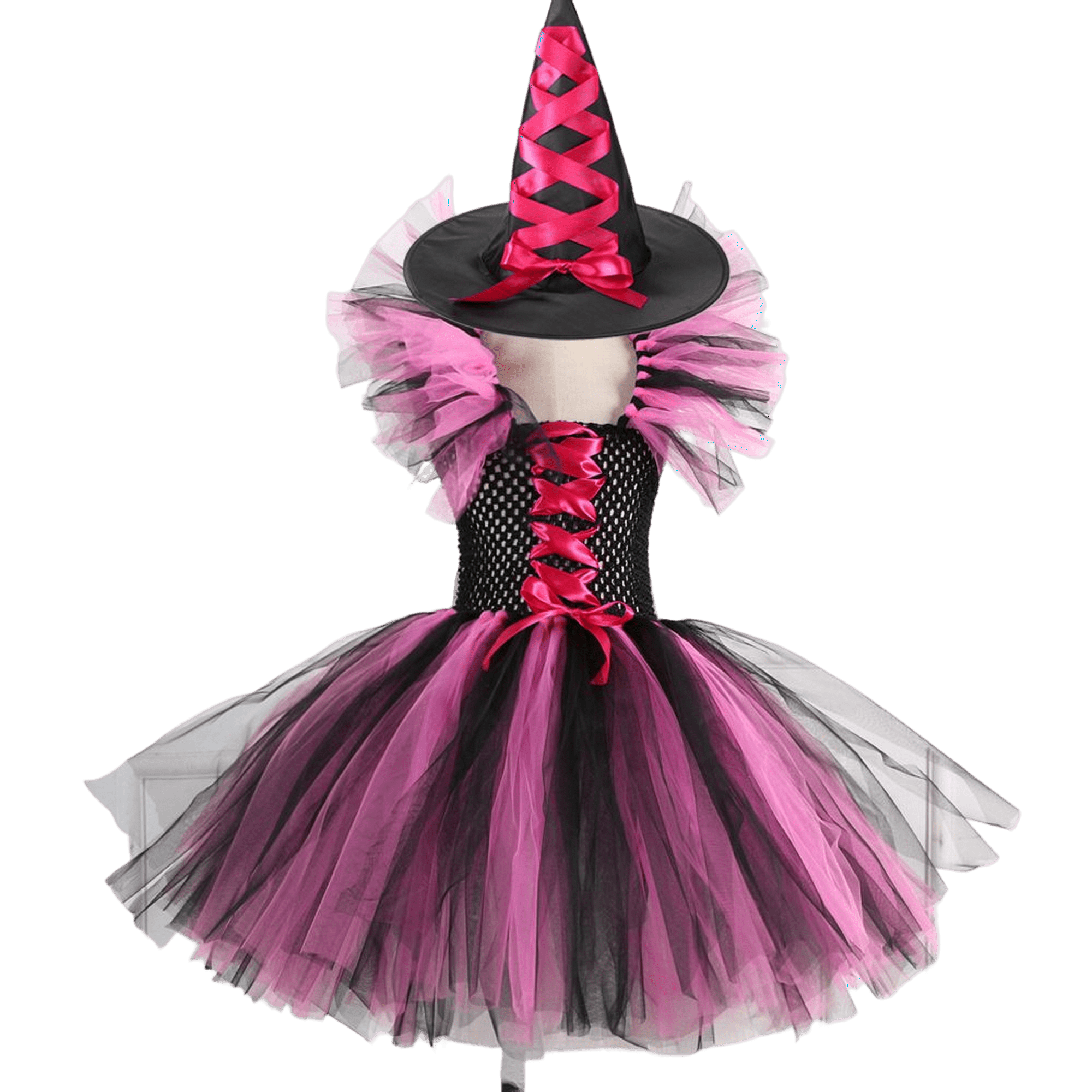 Disfraz De Bruja De Halloween Para Niñas Traje De Carnaval Para Niños