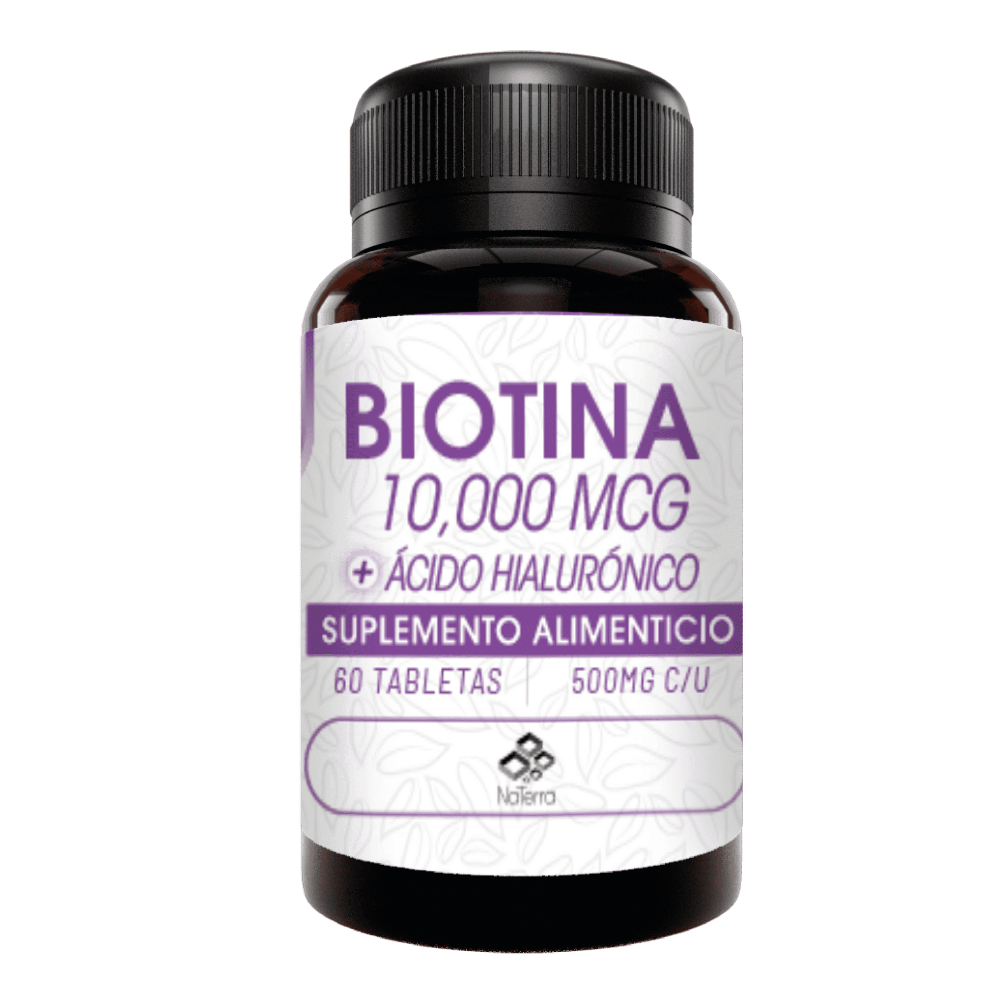 Biotina 10,000 NaTerra Biotina 10,000 MCG 60 Tabletas | Walmart en línea