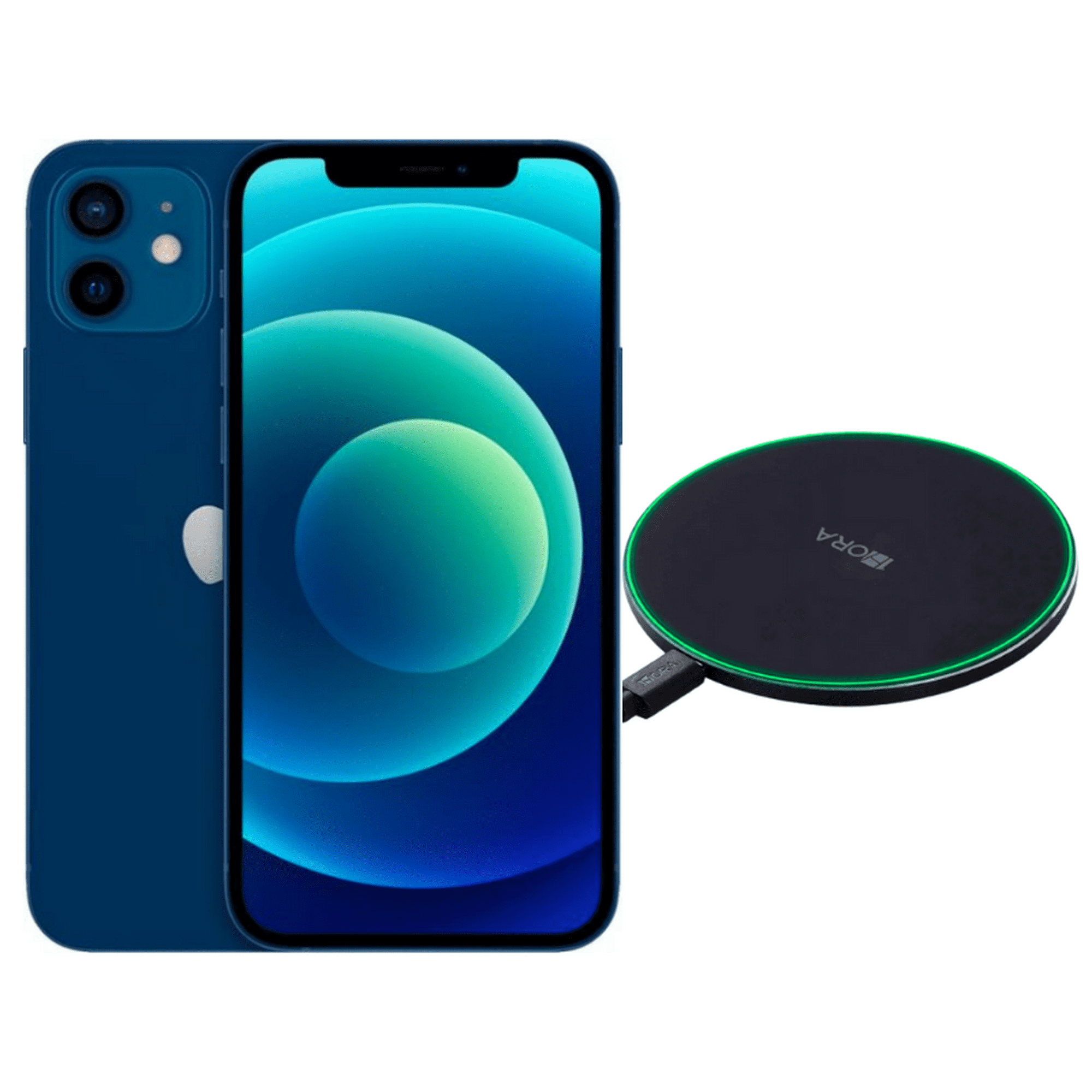 iPhone 12 64GB Reacondicionado Azul + Cargador Genérico Apple IPHONE ...