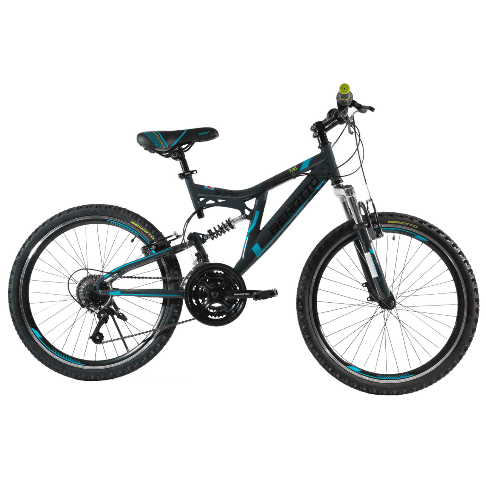 Bicicleta Montaña Sniper R24 21V Acero Gris Hombre Benotto Benotto Sniper | Bodega Aurrera en línea