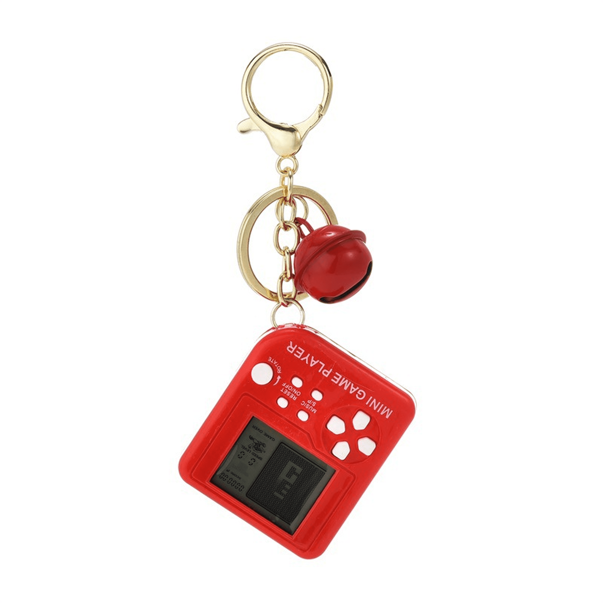 Juguete nostálgico retro de bolsillo portátil, mini llavero de consola ...