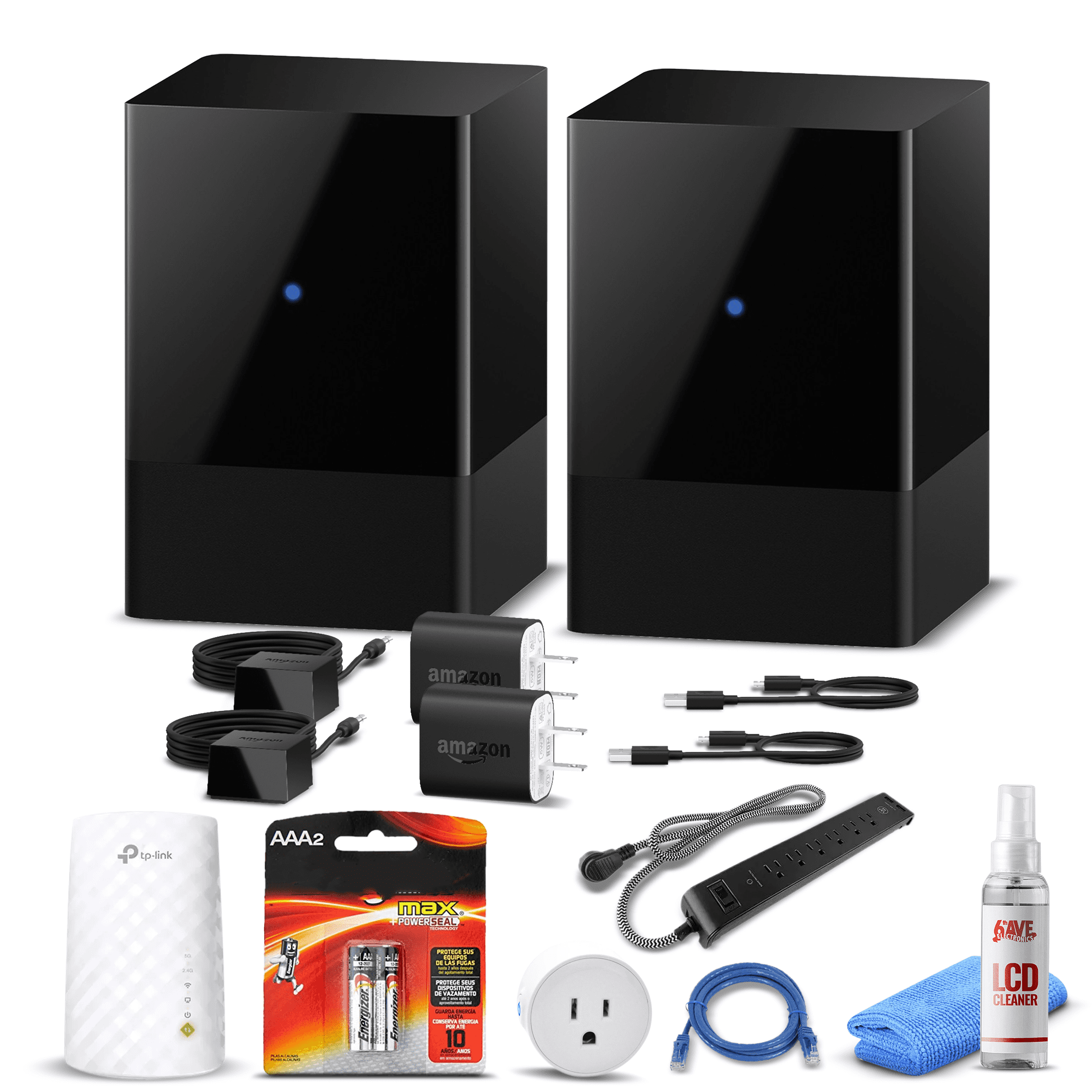 (2) Fire TV Blaster - Negro + Enchufe Inteligente WiFi + Cable Ethernet ...