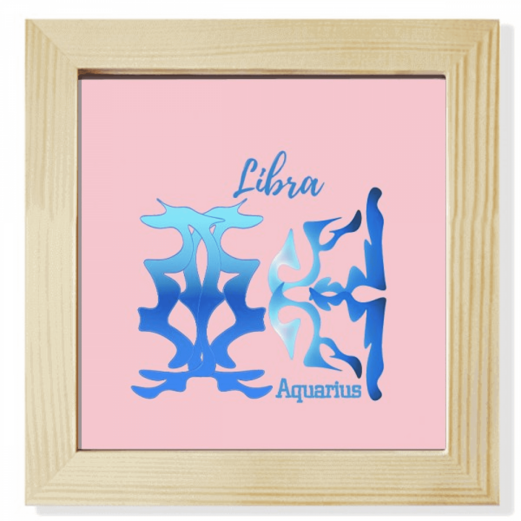 Constelación de libra acuario Pantalla de escritorio de pared de ...