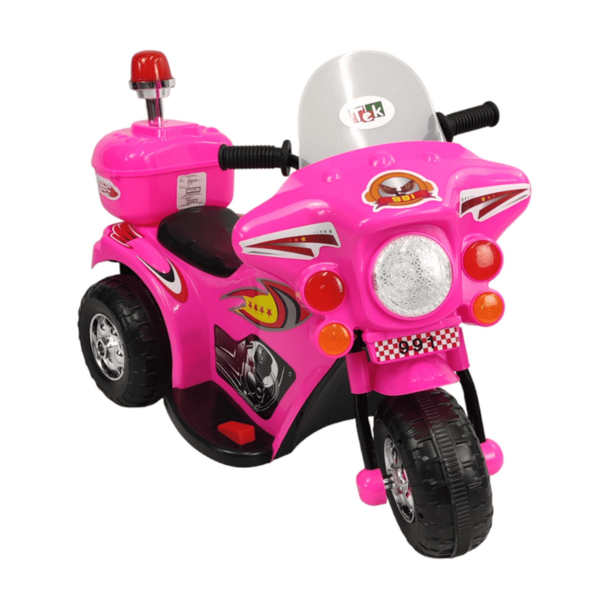 Motocicleta Eléctrica The Baby Shop - con luz y sonido, con cajuela ...