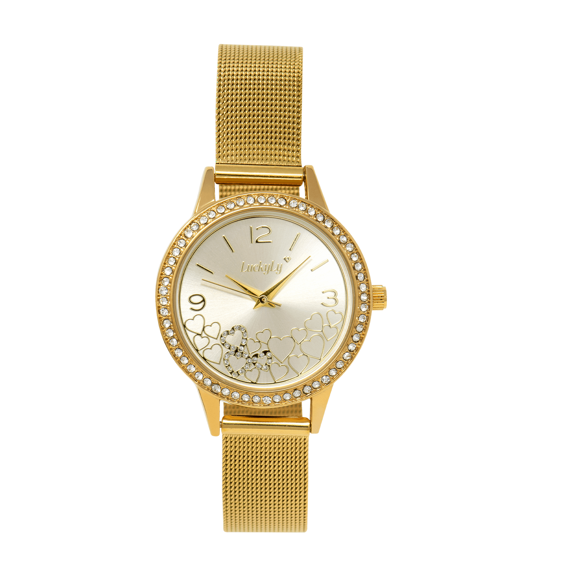 Reloj para Dama LuckyLy, Acero Inoxidable y Zirconia Cúbica, Modelo ...