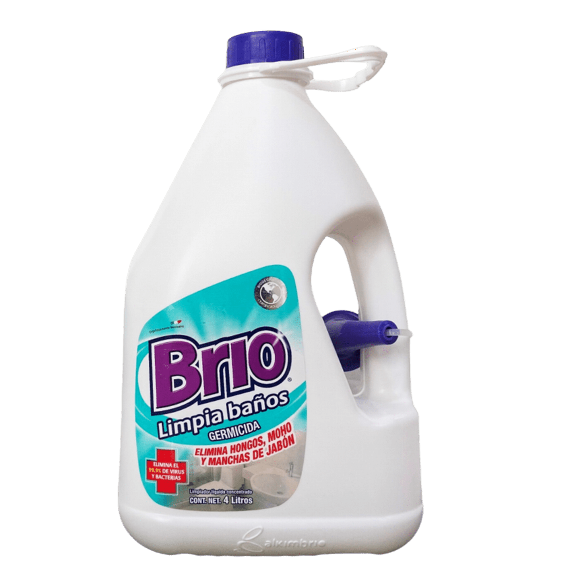 BRIO LIMPIA BAÑOS GARRAFA 4LT BRIO 7502307130082MP | Bodega Aurrera en ...