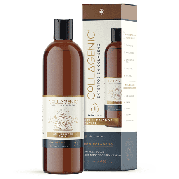 Gel Limpiador Facial 480 ml Antioxidante Vitamina C Colágeno Acido ...