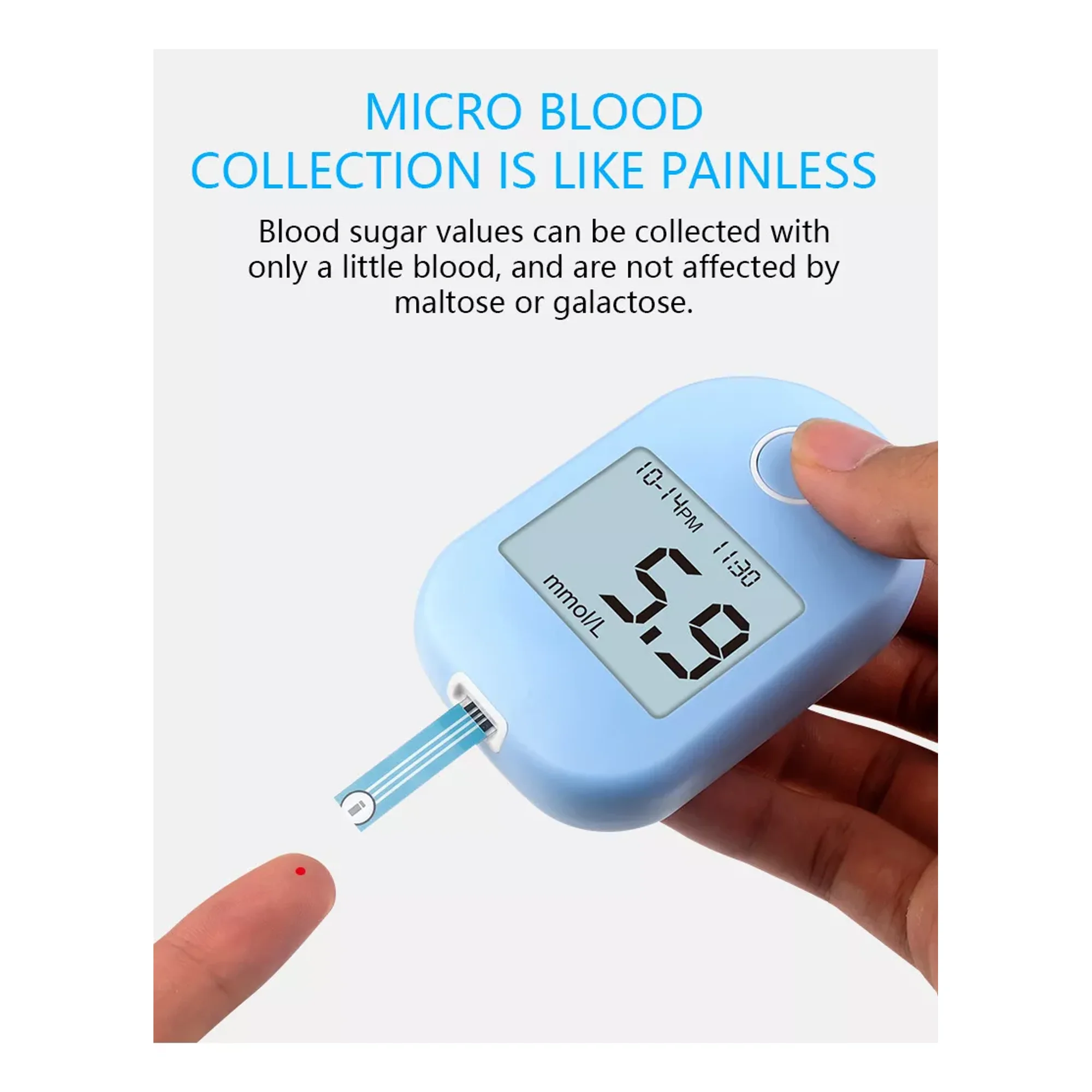 Medidor De Glucosa En Sangre Equipado Con Un Medidor De Gluc ShuxiuWang 9024715163066 | Bodega ...