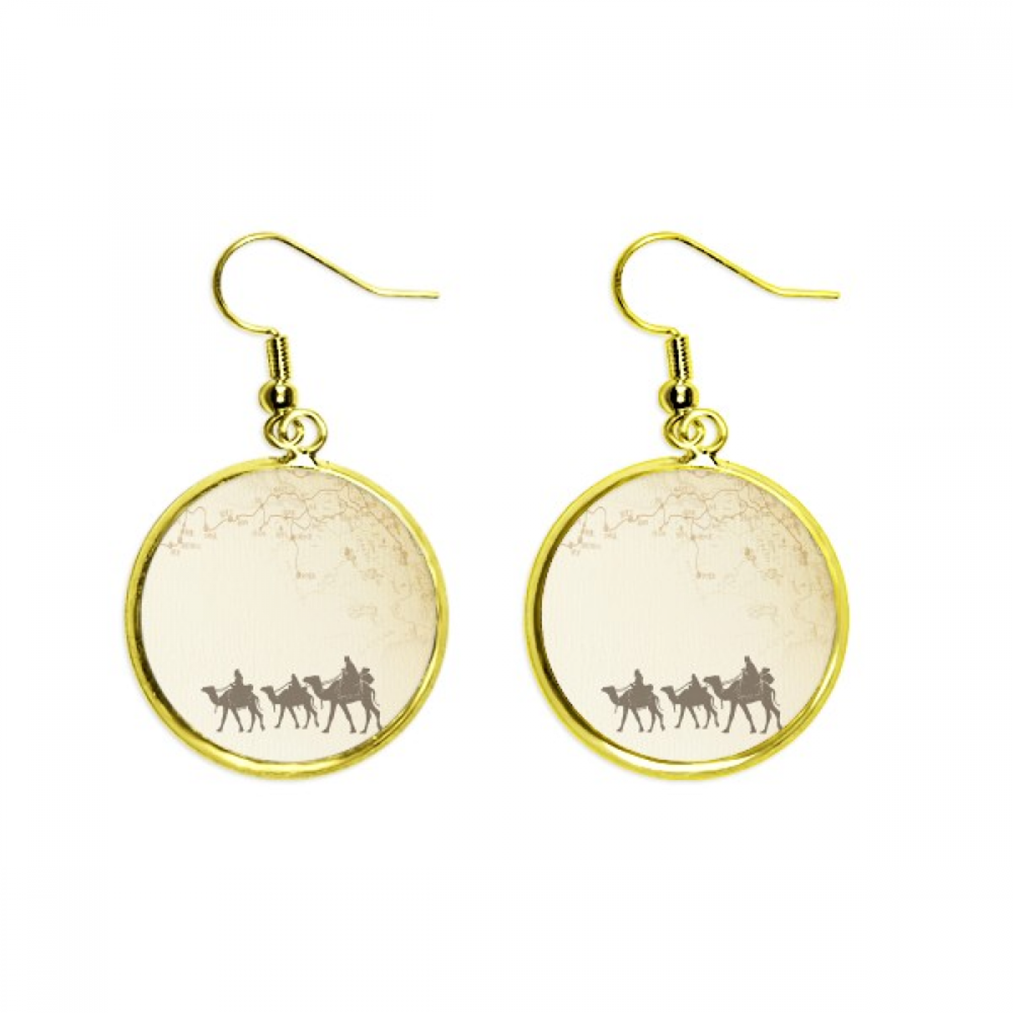 Camel la pintura China a lo largo del camino de la ruta de la seda Mapa ...