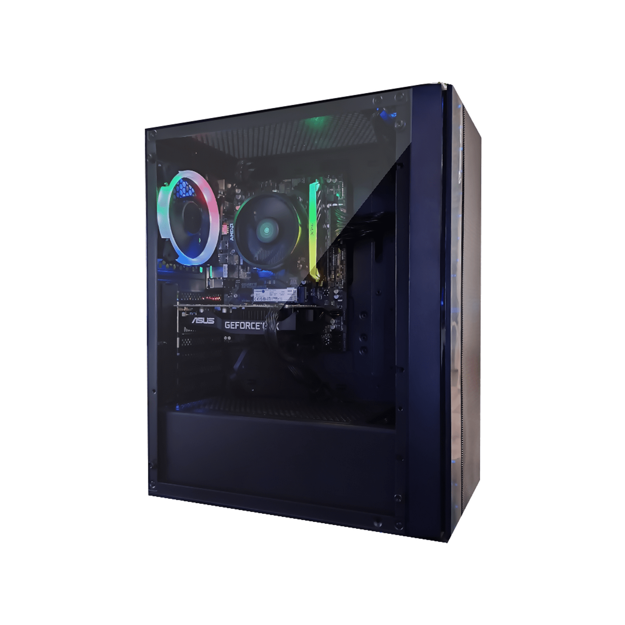 Pc Gamer Gtx 1660 Super Ryzen 5 4500 16gb Ram 500gb Nvme color Negro ...