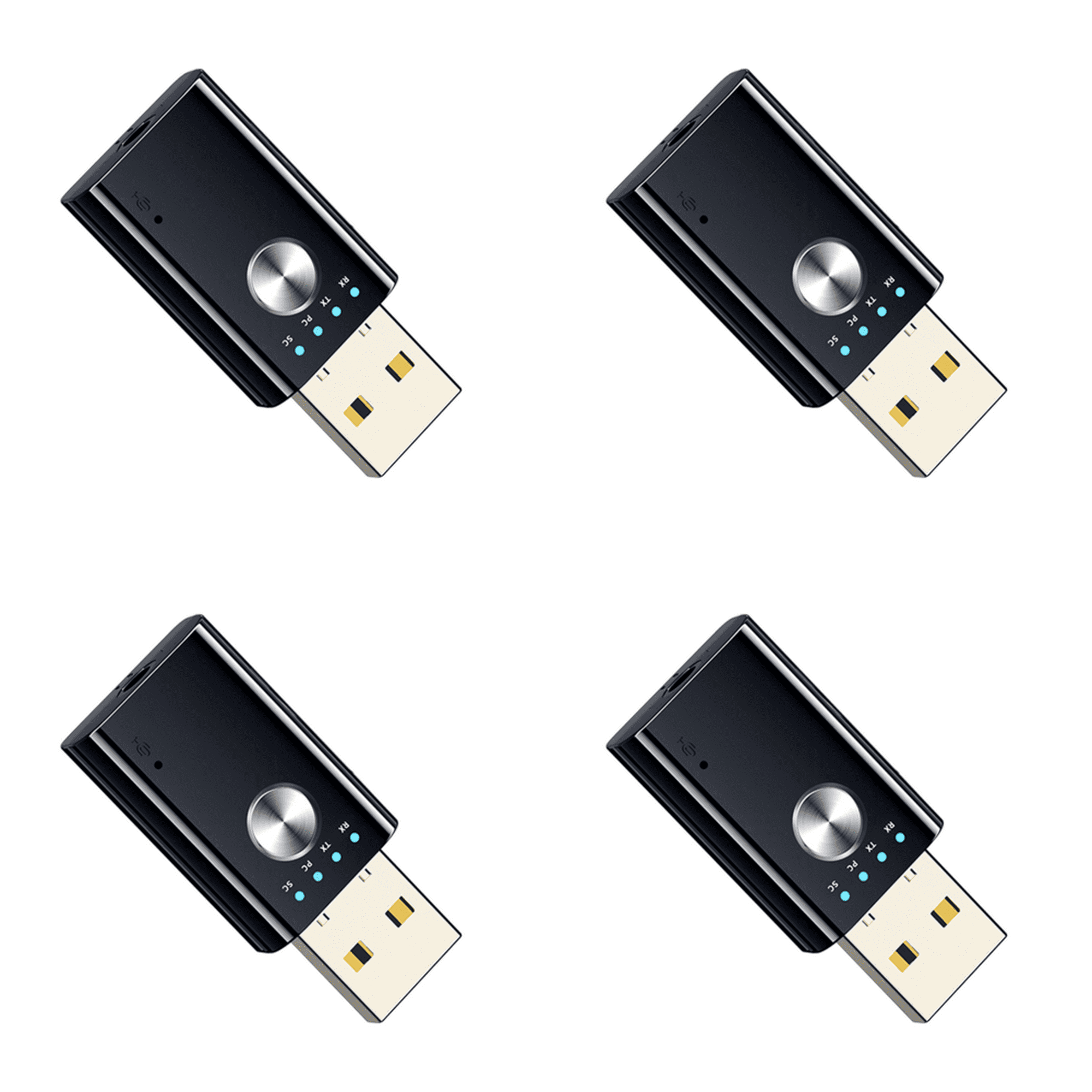 Adaptador inalámbrico USB AUX Dongle transmisor inalámbrico receptor ...