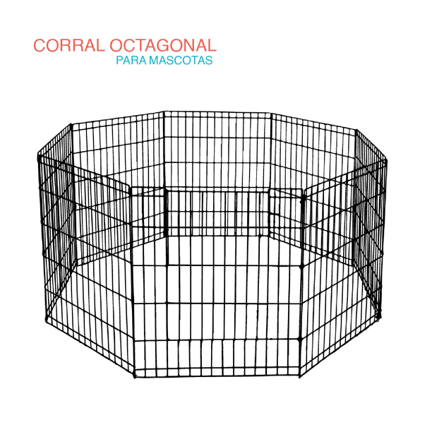 Corral de Metal Plegable Portatil para Mascotas Pequeñas Poli Pets ...