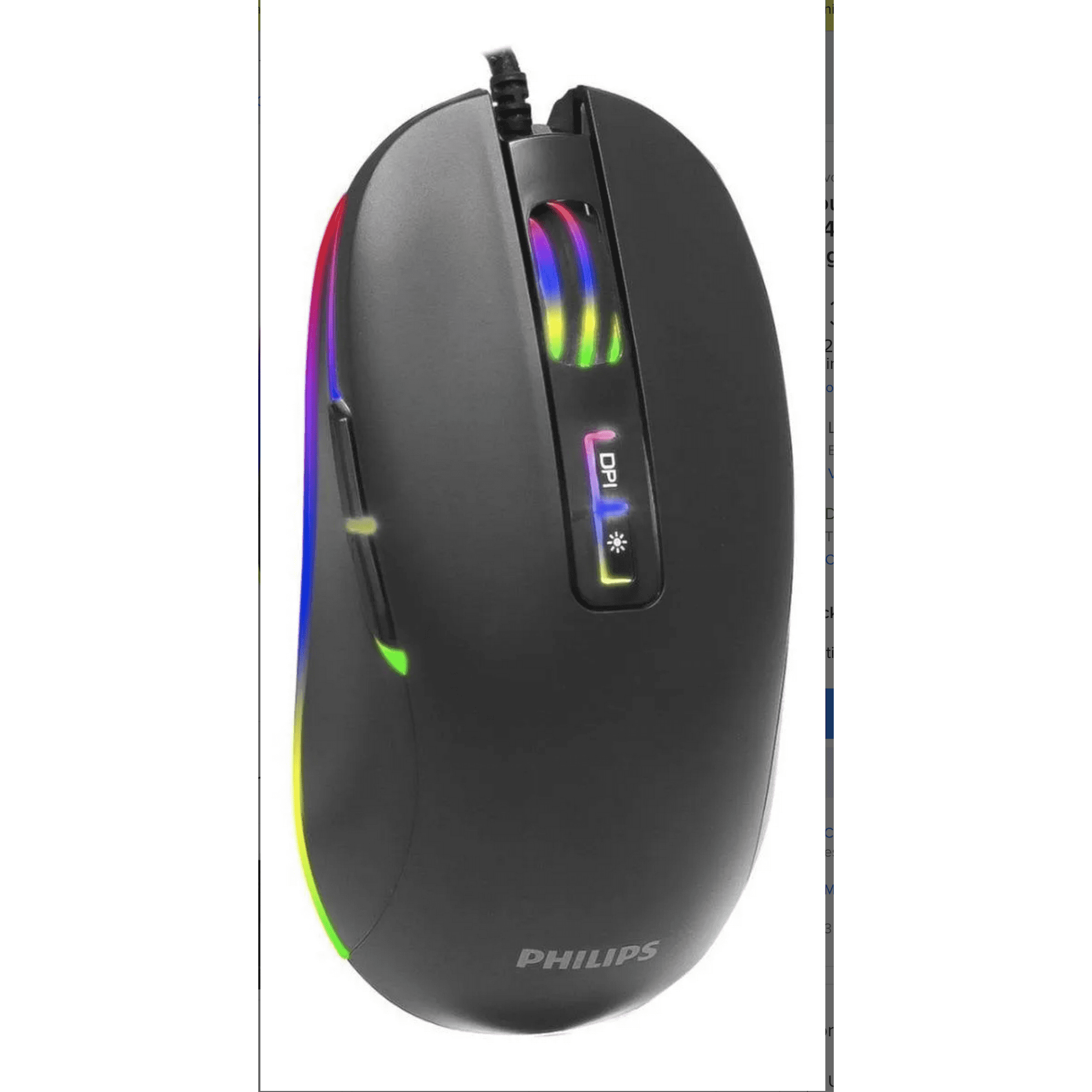 Mouse Gamer Philips RGB con 7 Botones configurables SPK9414 Philips ...