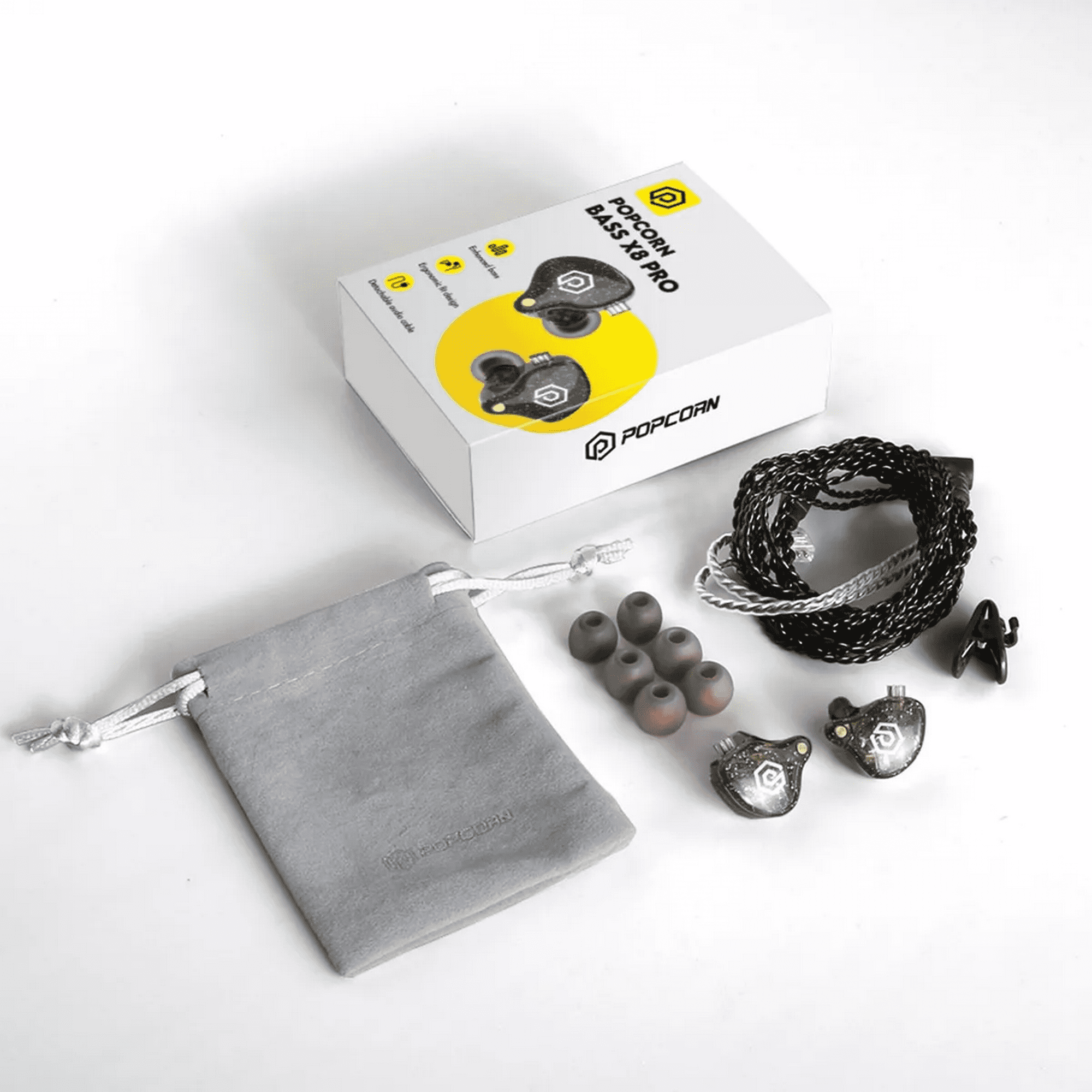 Audífonos in-ear gamer Popcorn BASS X8 PRO negro | Walmart en línea