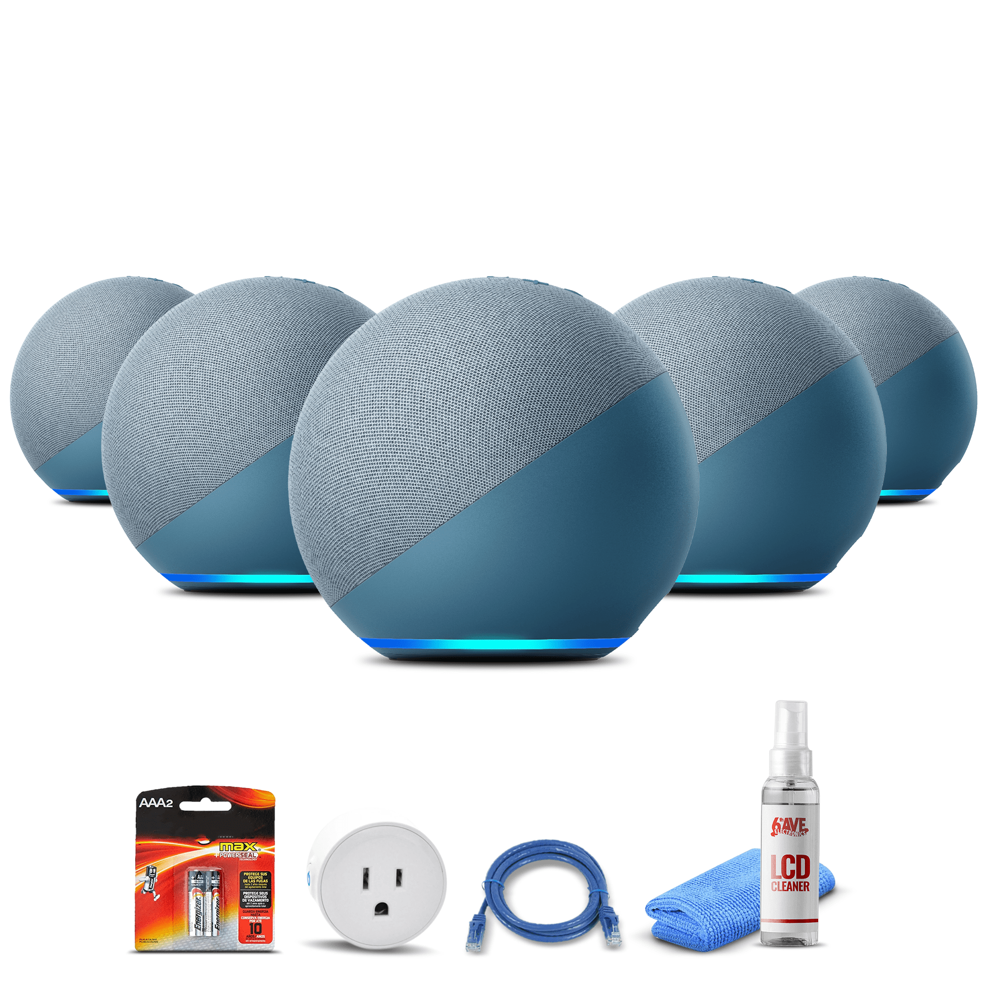 (5) Concentrador de Hogar Inteligente Echo (4.a Generación) con Alexa ...