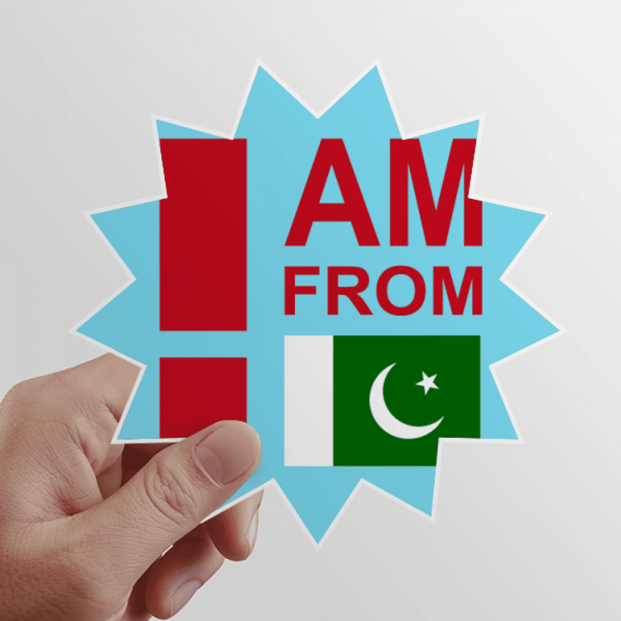 Soy de Pakistan Calcomanías solares de vinilo | Walmart en línea