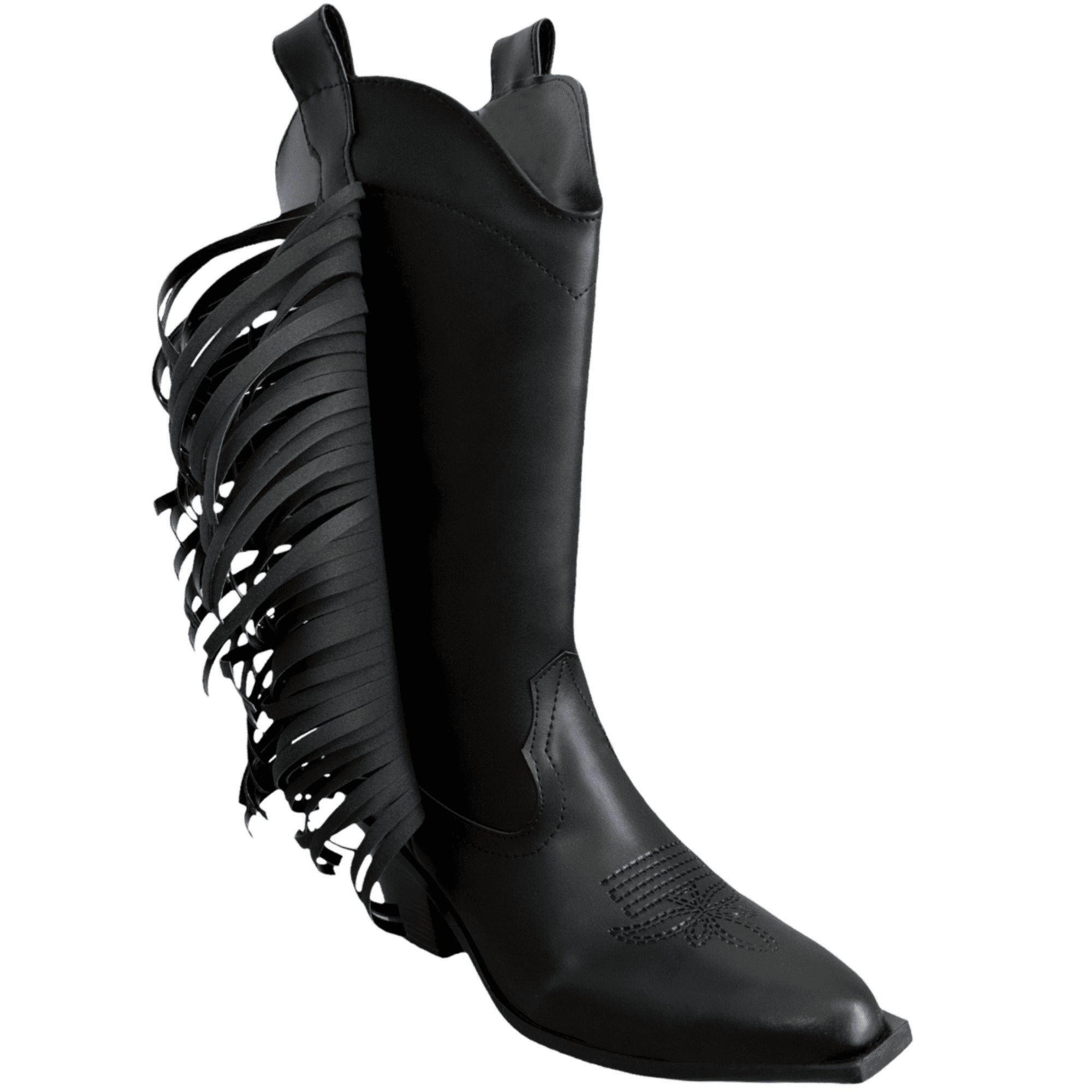 BOTA COWBOY MALABIS BOT-1014 NEGRA DECORADA AL COSTADO | Bodega Aurrera ...