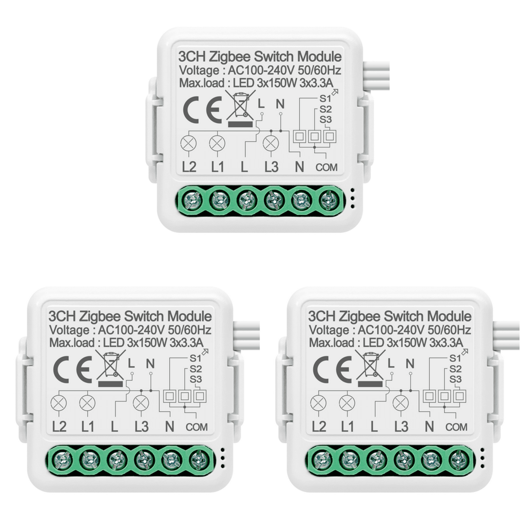 Switch Smart DIY Breaker Módulo inteligente de control remoto (3 bandas ...