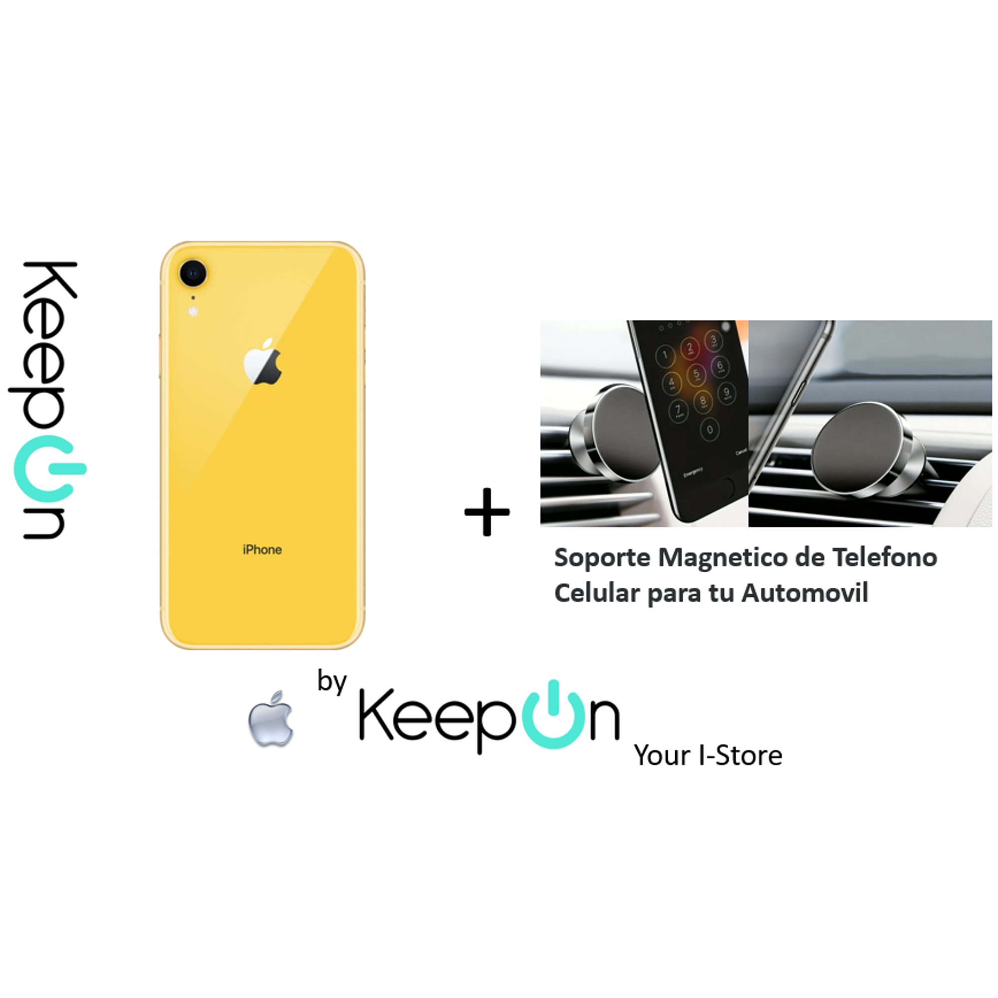 Apple iPhone XR 64GB (Incluye un Soporte de Telefono Celular Magnetico ...