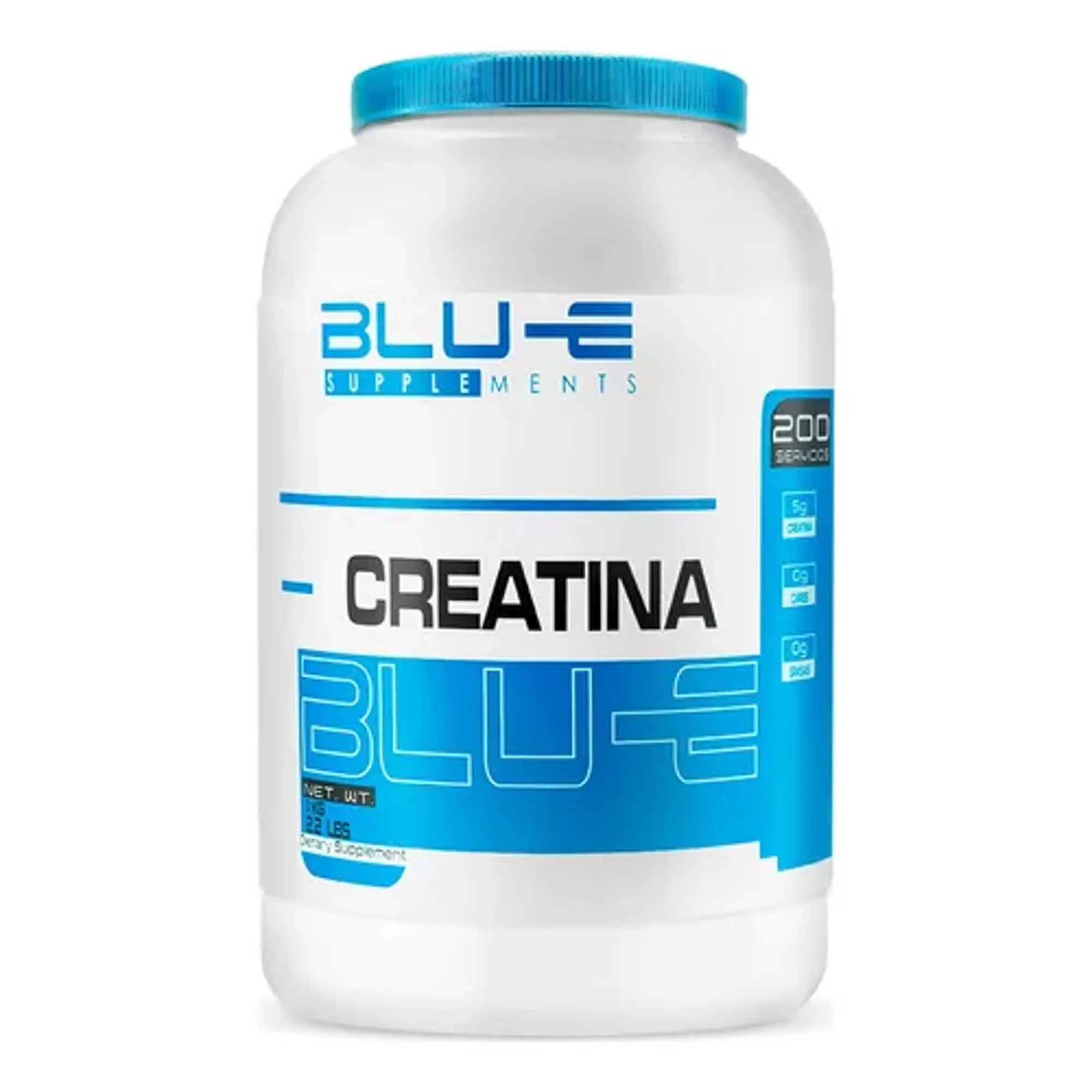 Creatina Monohidratada Blu-e 1 Kg Para 200 Servicios Sabor Natural Blu ...