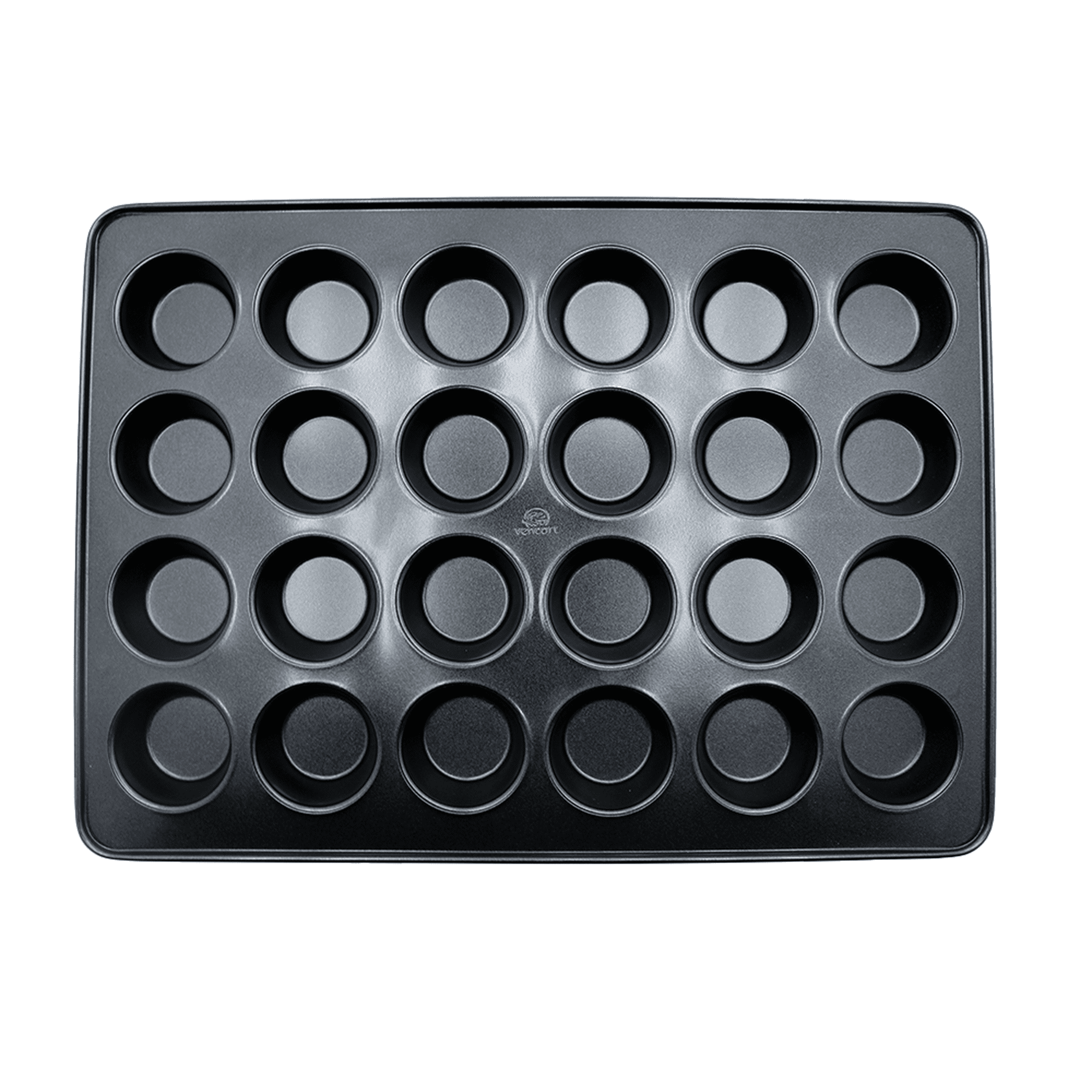 Molde Para Muffins 24 Cavidades Con Antiadherente 7.5 cm Vencort Molde ...