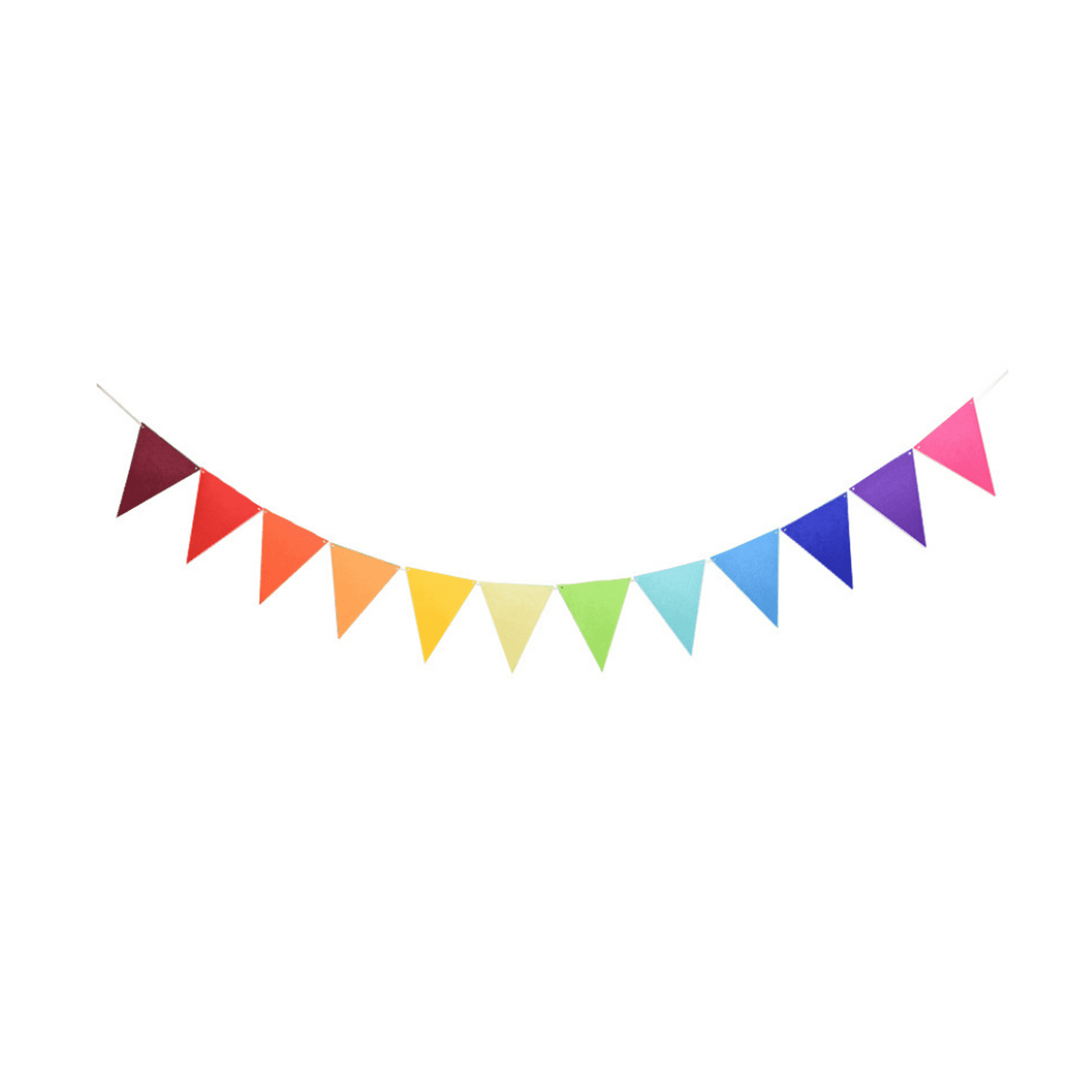 Banderines de tela de fieltro arcoíris 3 uds. Decoraciones de ...