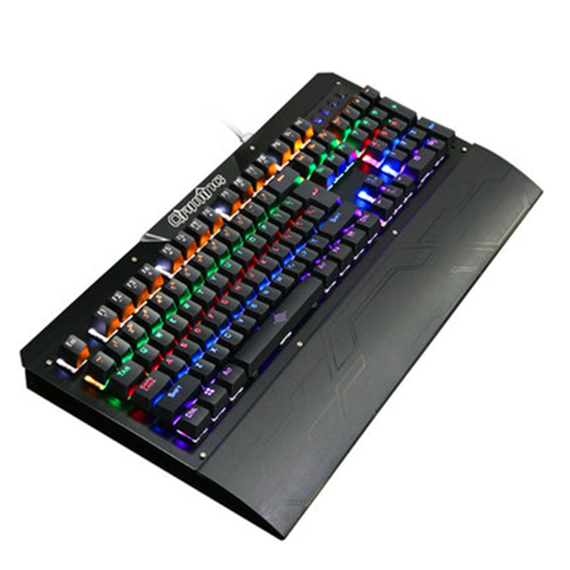 Teclado mecánico para juegos 104 teclas interruptores azules teclados ...