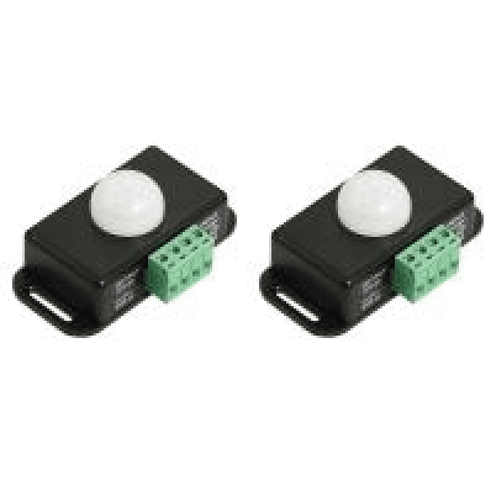 Interruptor Automático Sensor PIR 12V 24V 6A para Tira LED (negro ...