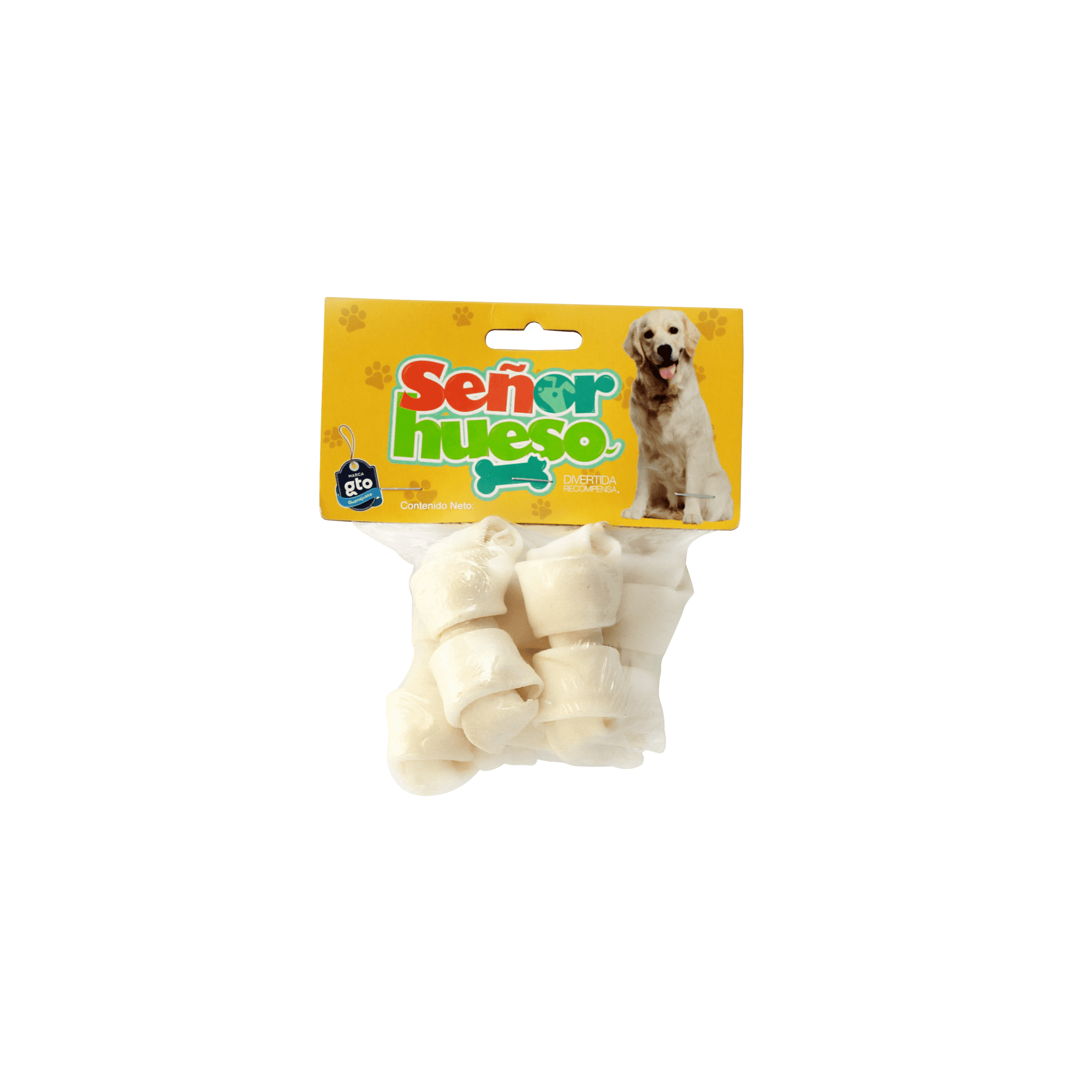 SEÑOR HUESO - Carnaza Natural Nudo 5 Piezas SEÑOR HUESO Premios Carnaza ...