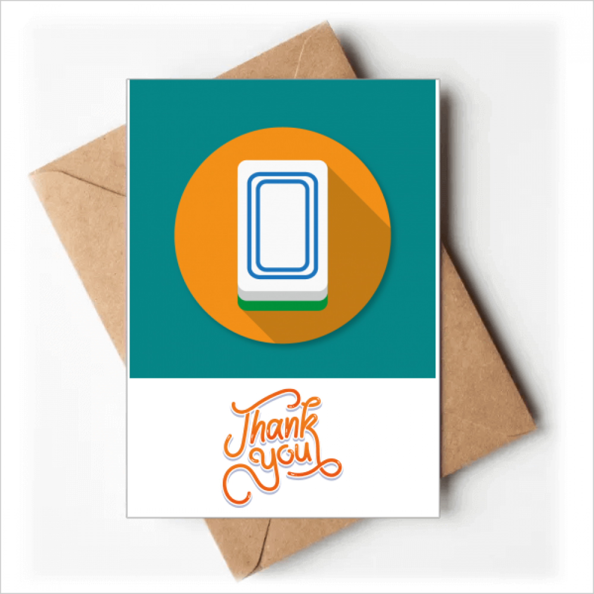 Juegos de naipes Nota en blanco del sobre de la tarjeta de ...