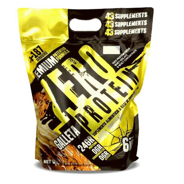 Zero Proteina 43 Supplements 6kg (187 serv) sabor galleta 43 ...