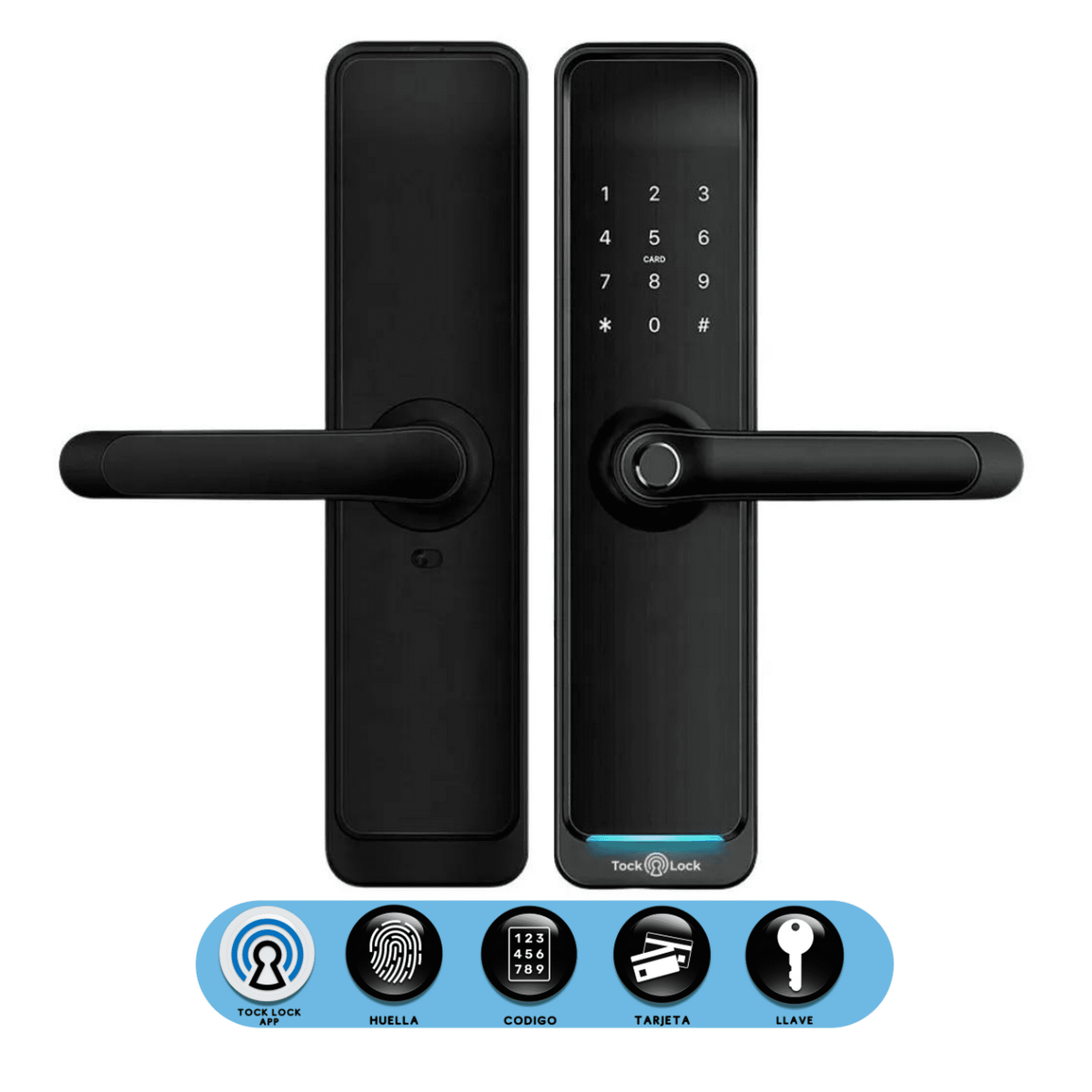 Cerradura Inteligente Chapa Digital Con Huella y App Móvil TOCK100 PLUS ...