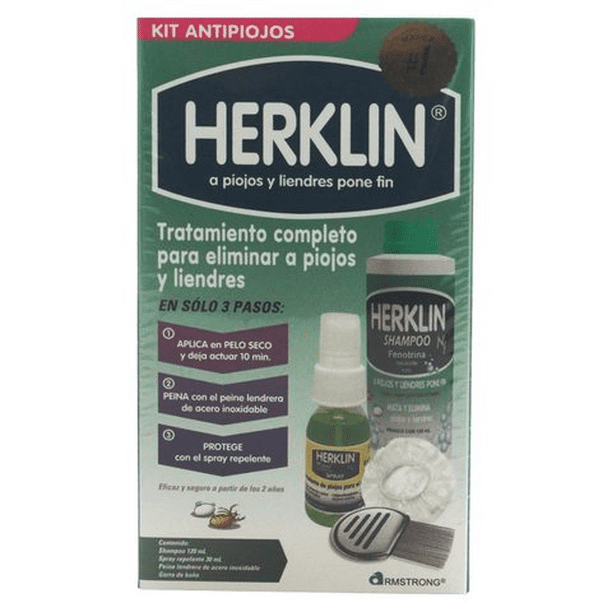 HERKLIN KIT ANTIPIOJOS COL LOCION | Bodega Aurrera en línea
