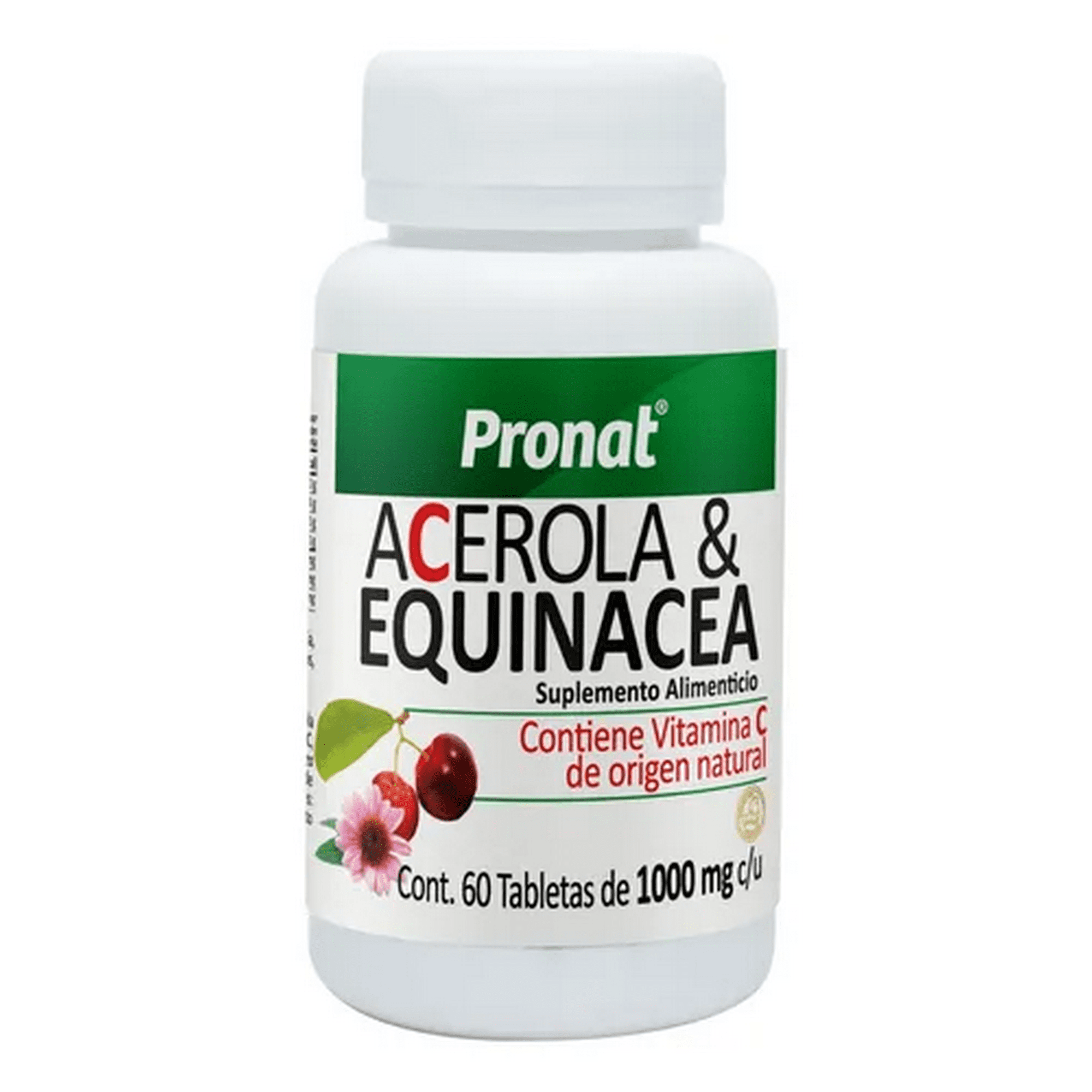 ACEROLA Y EQUINACEA 60 TAB - PRONAT PRONAT - | Walmart en línea