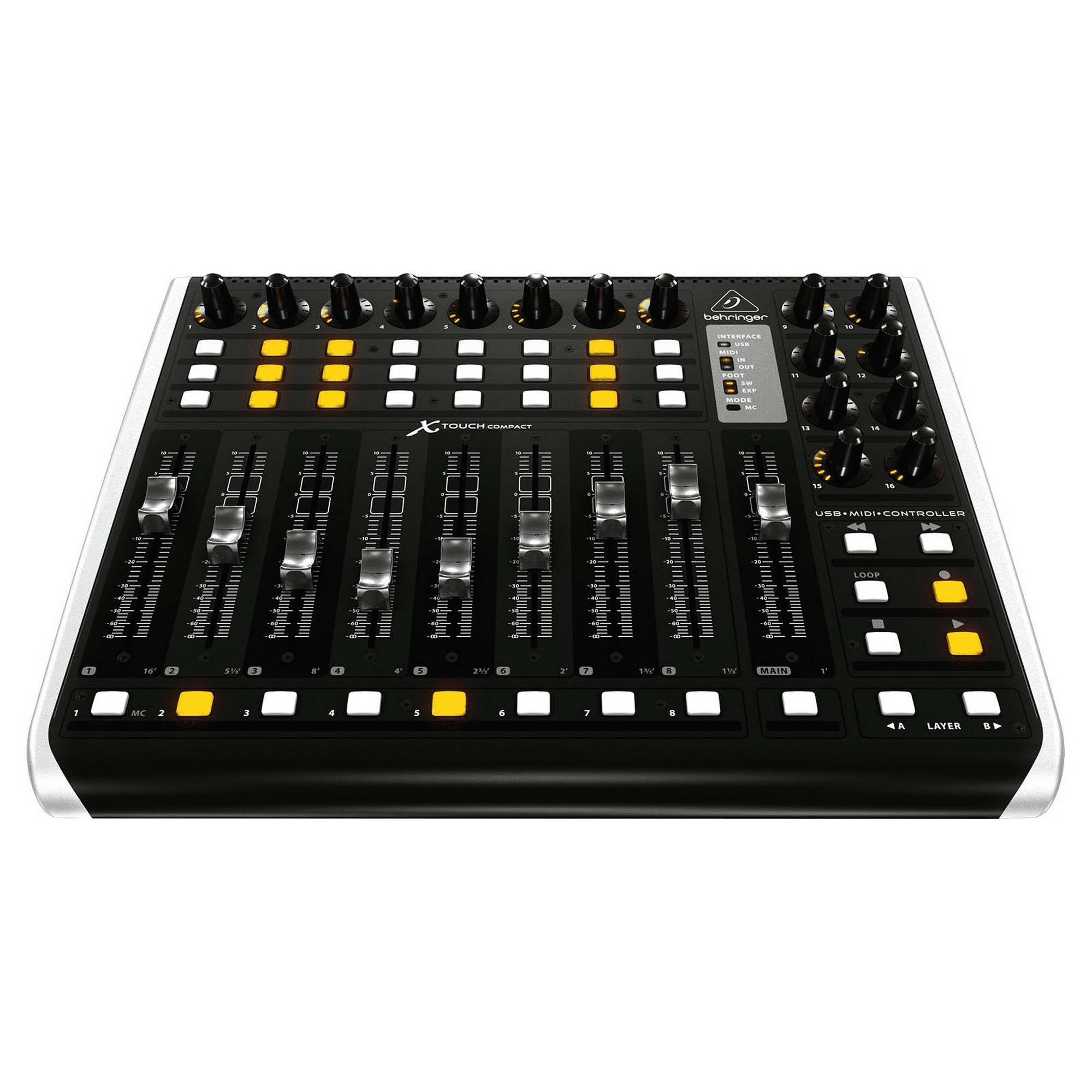 Superficie De Control Behringer X-touch Compact Midi Usb Daw Behringer ...
