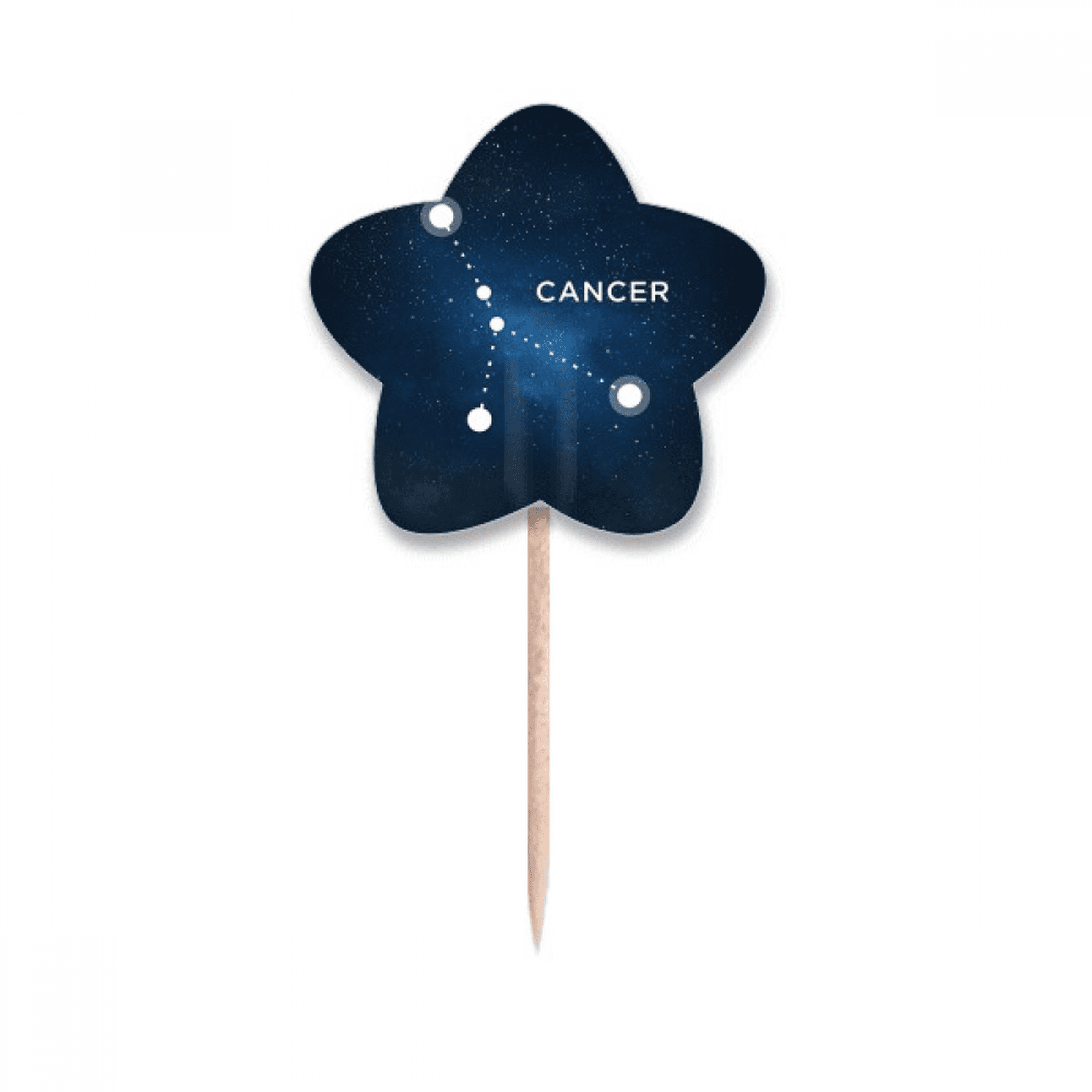 Signo zodiacal Cáncer constelación Selección de pastelitos Star lable ...
