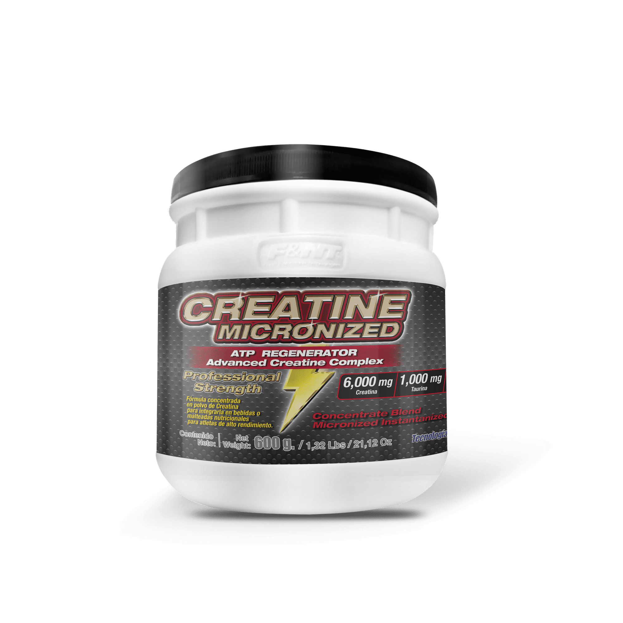 Creatina Monohidrato 600gr Creatinas En Polvo Sin Sabor F&nt F&nt ...